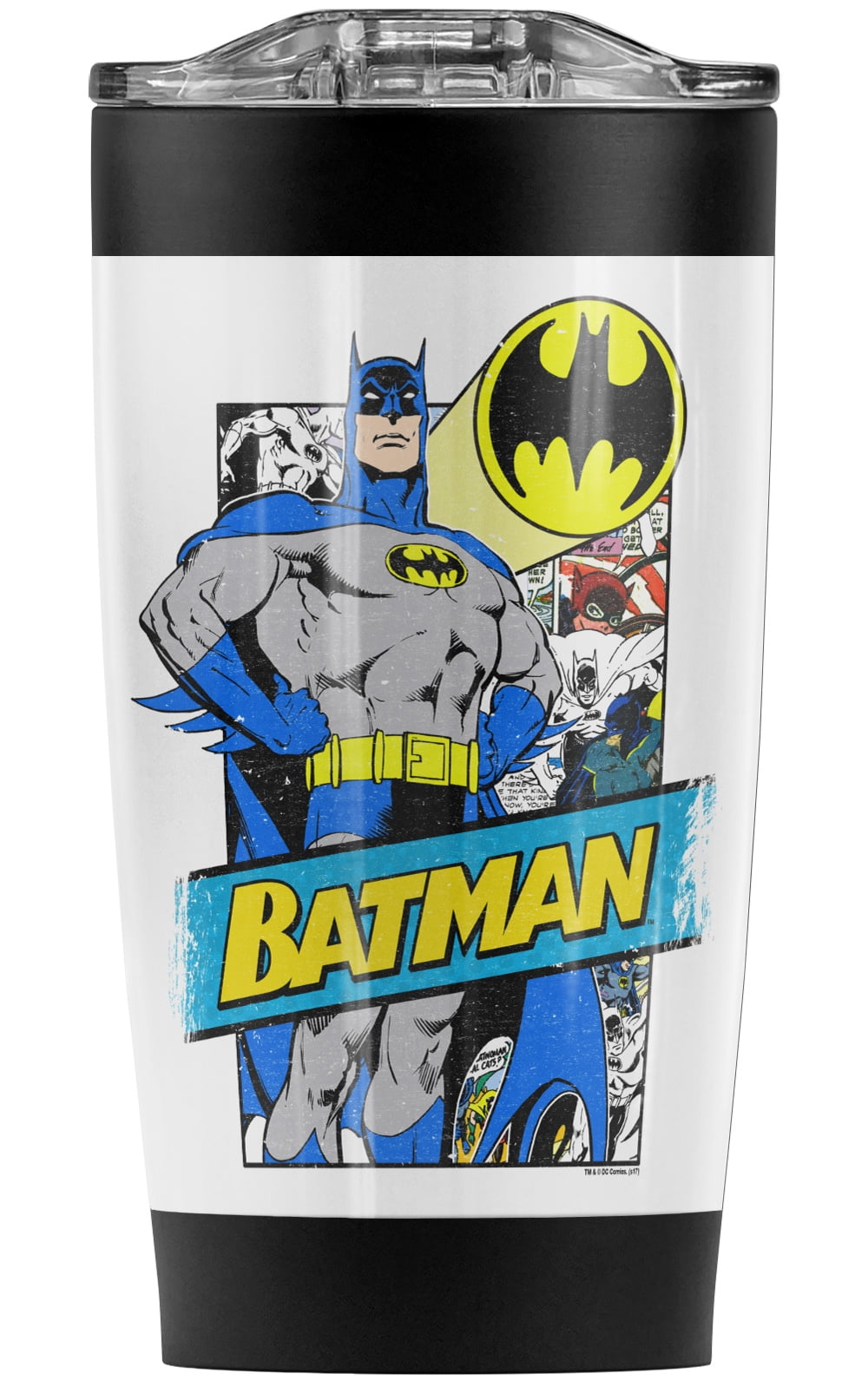 Batman Out Of The Pages Stainless Steel Tumbler 20 oz Coffee Travel Mug ...