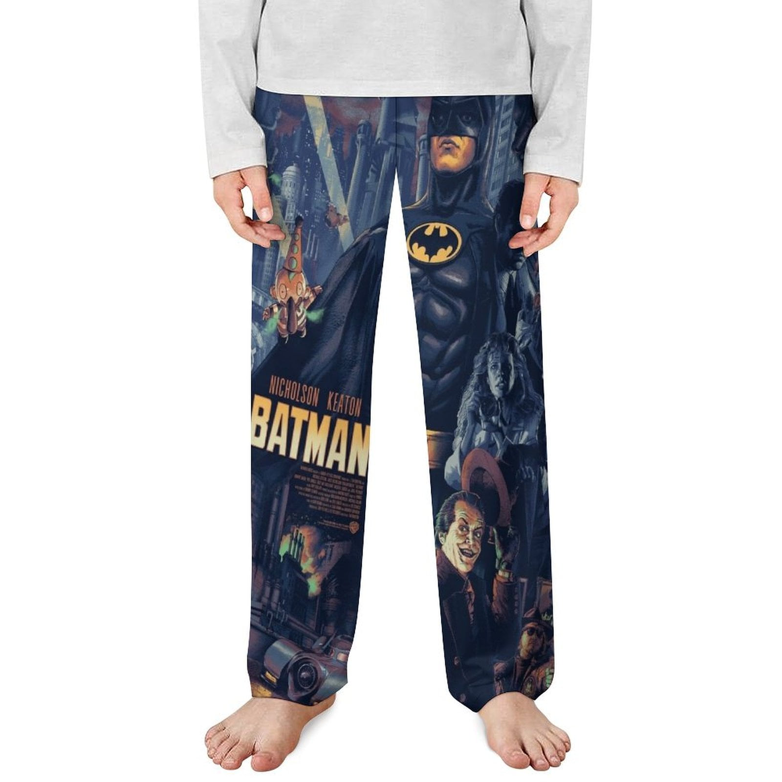 Batman Pajama Pants Sleep Pants Soft Elastic Waist Pajama Bottoms ...
