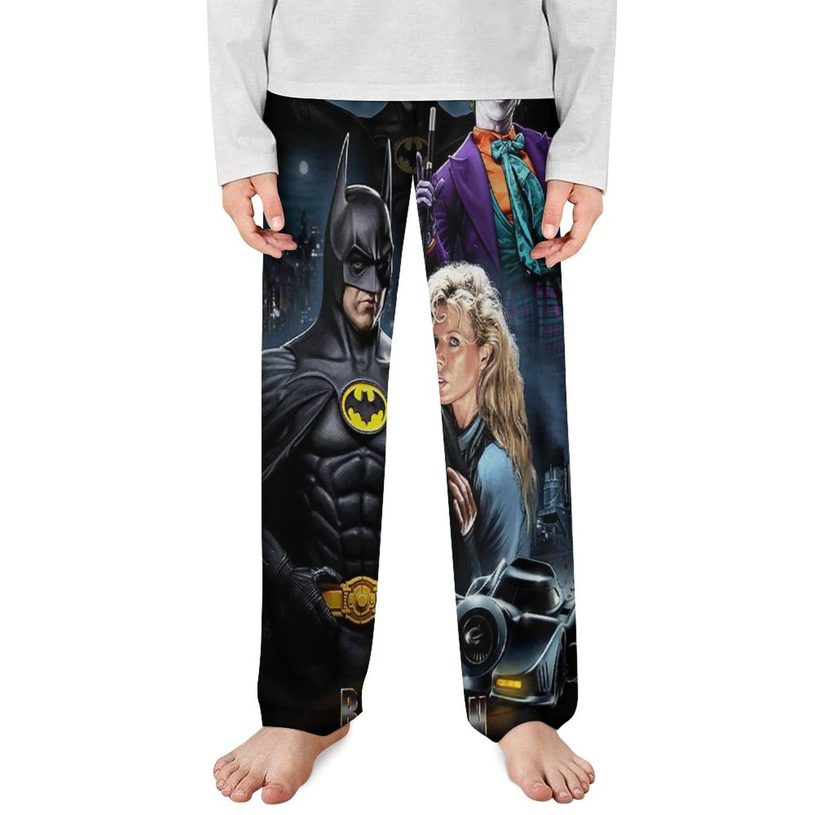 Batman Pajama Pants Sleep Pants Soft Elastic Waist Pajama Bottoms ...