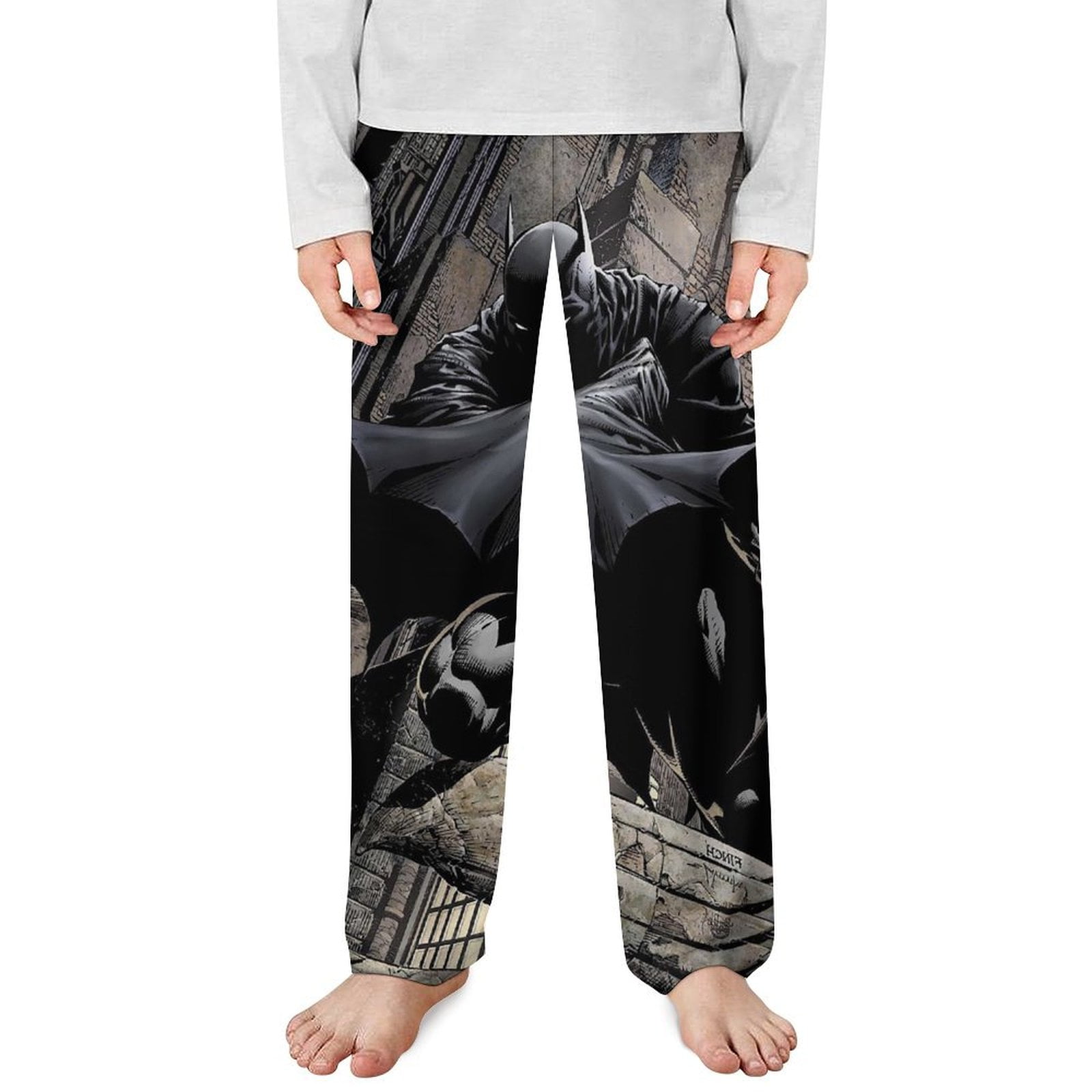 Batman Pajama Pants Sleep Pants Soft Elastic Waist Pajama Bottoms ...