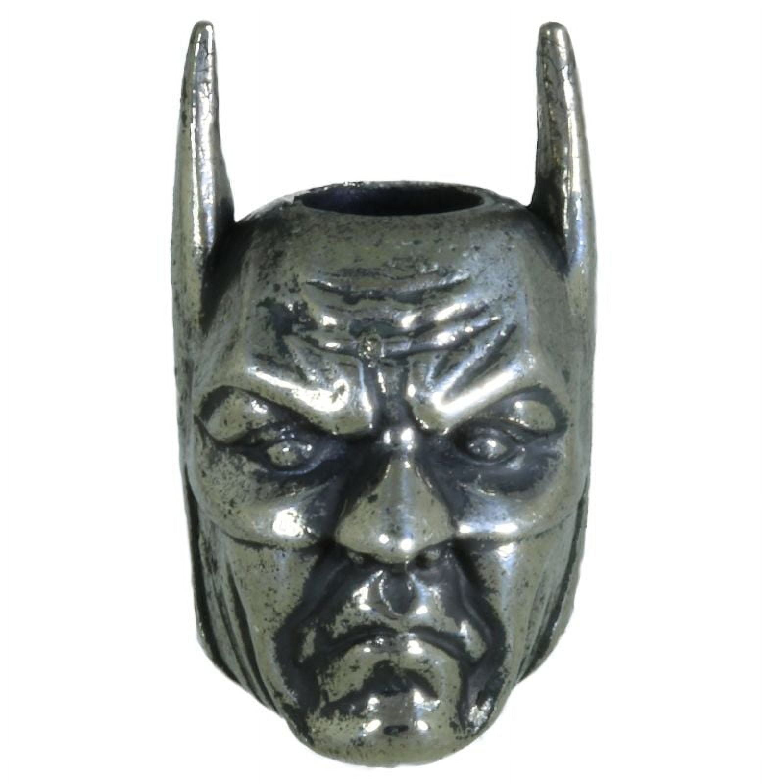 Batman Paracord / Lanyard Bead in Nickel Silver for Jig Pro Shop by ...