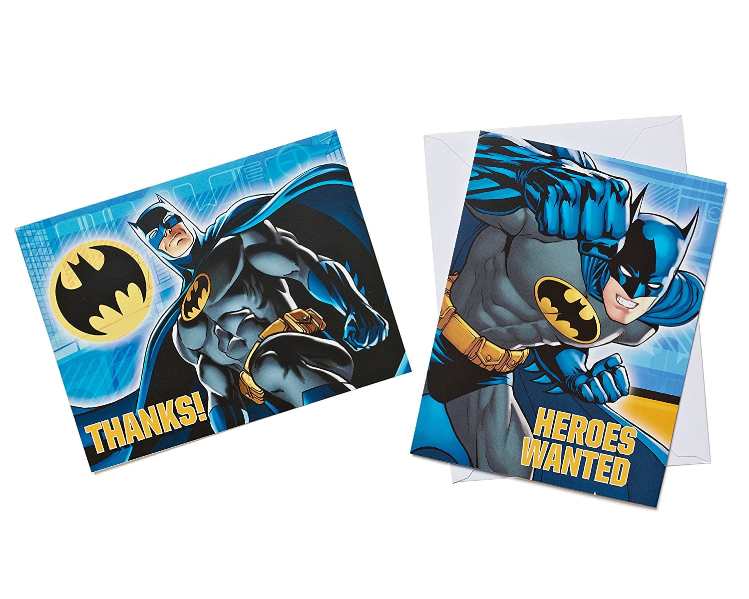 Batman Party Invite and Thank-You Combo Pack, 8ct - Walmart.com