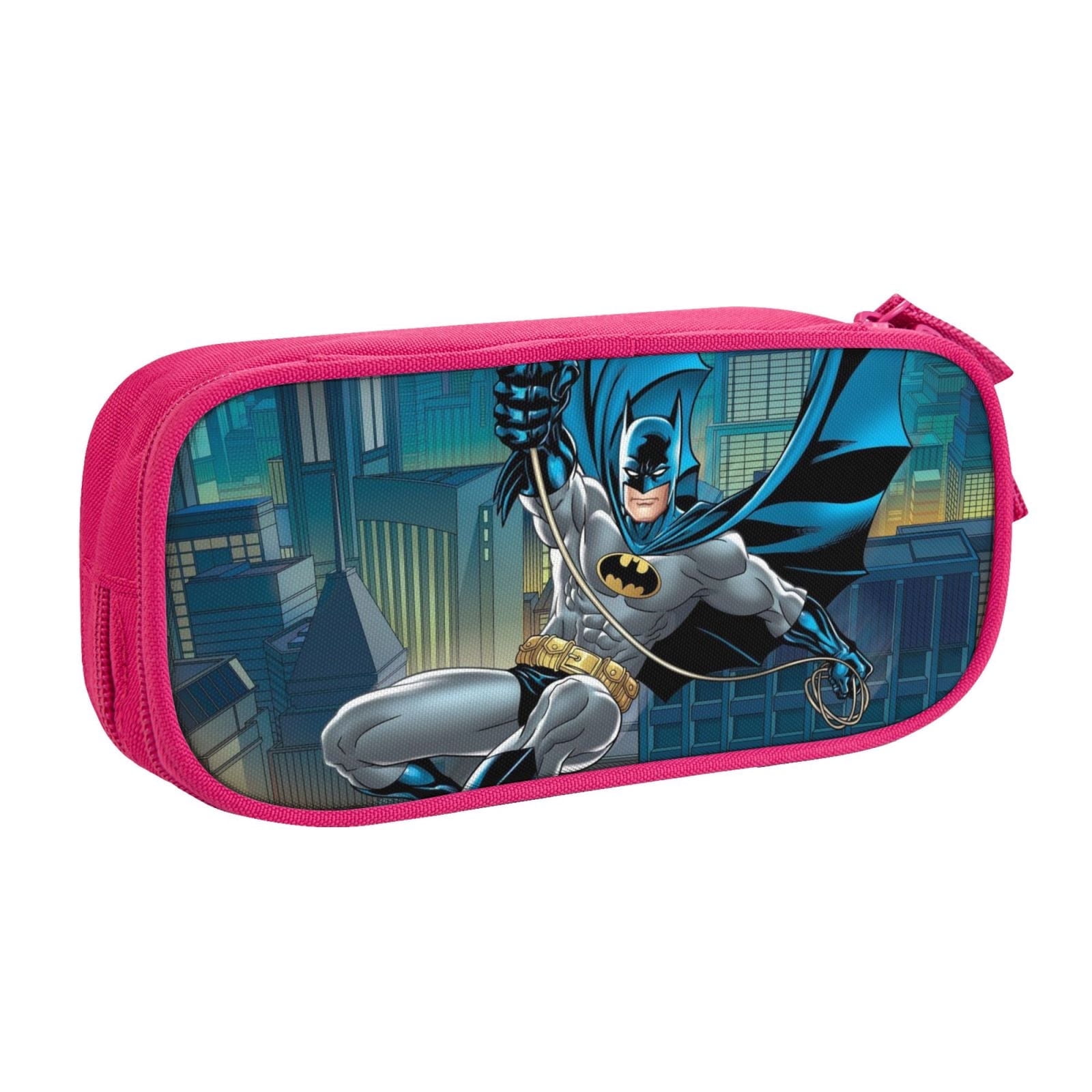 Batman Pencil Case with Zipper, Big Capacity Pen Pouch Large Storage ...