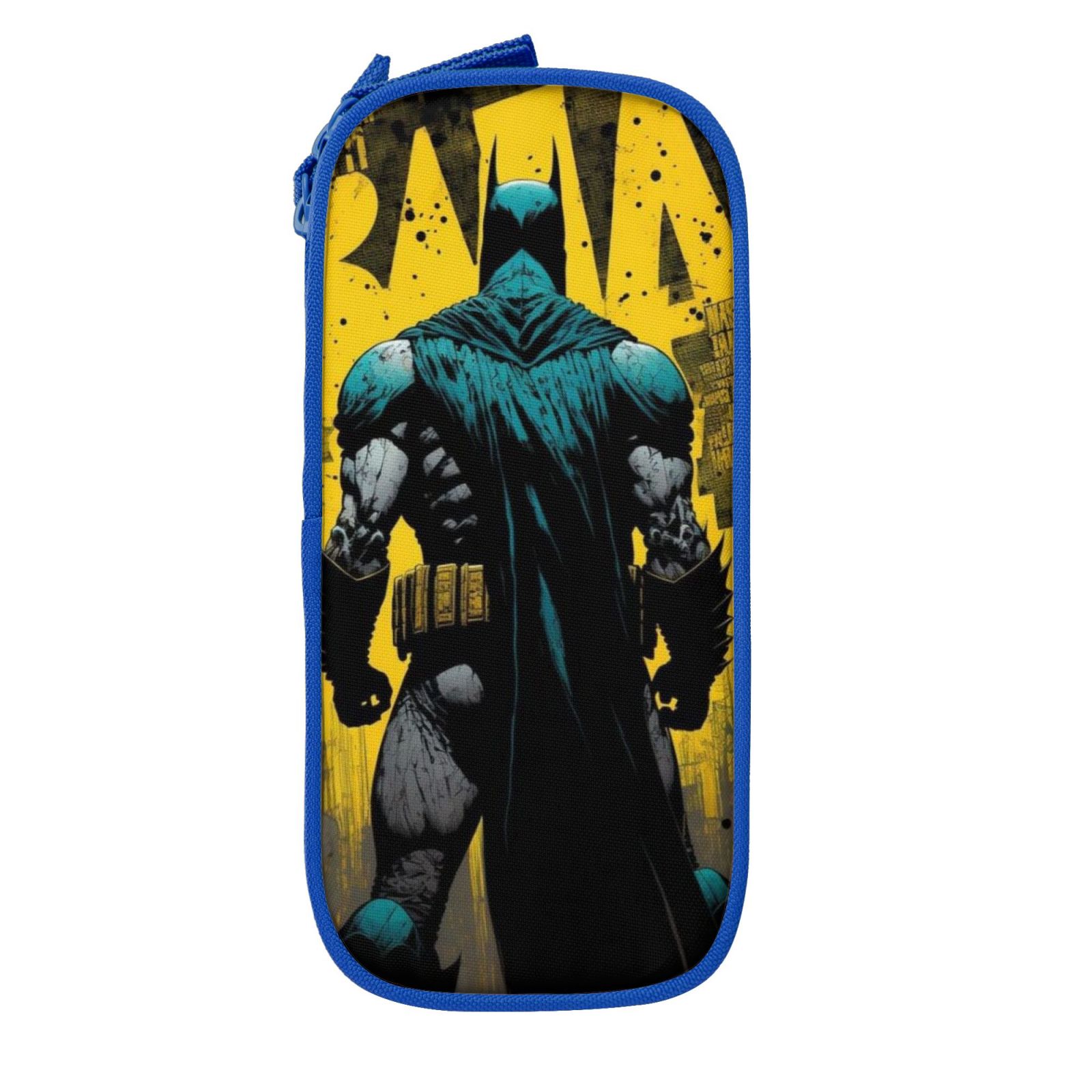 Batman Pencil Case with Zipper, Big Capacity Pen Pouch Large Storage ...