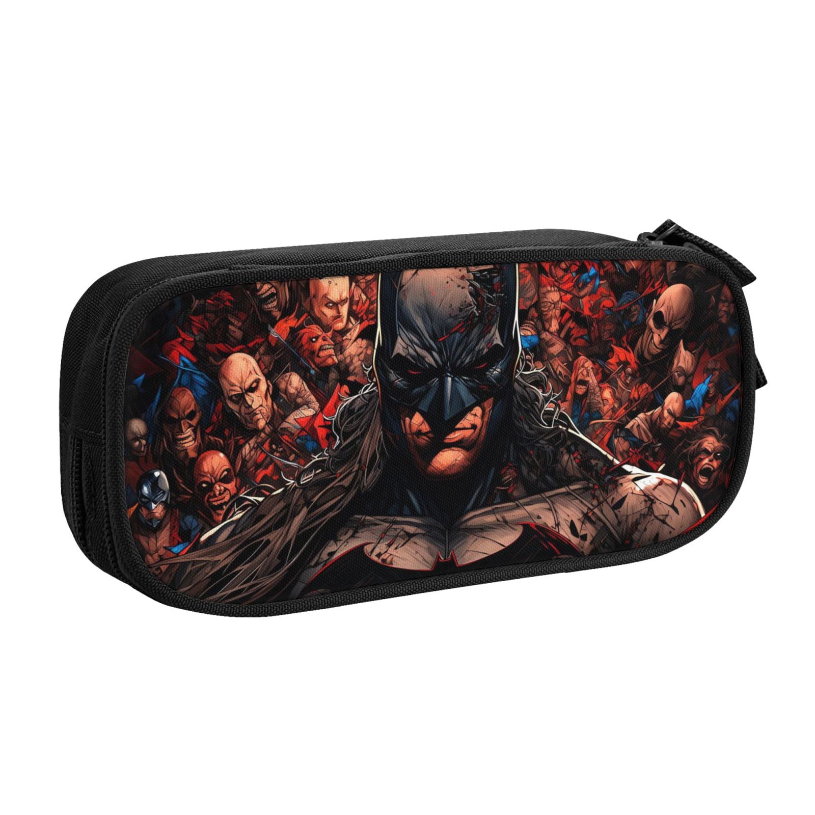 Batman Pencil Case with Zipper, Big Capacity Pen Pouch Large Storage ...