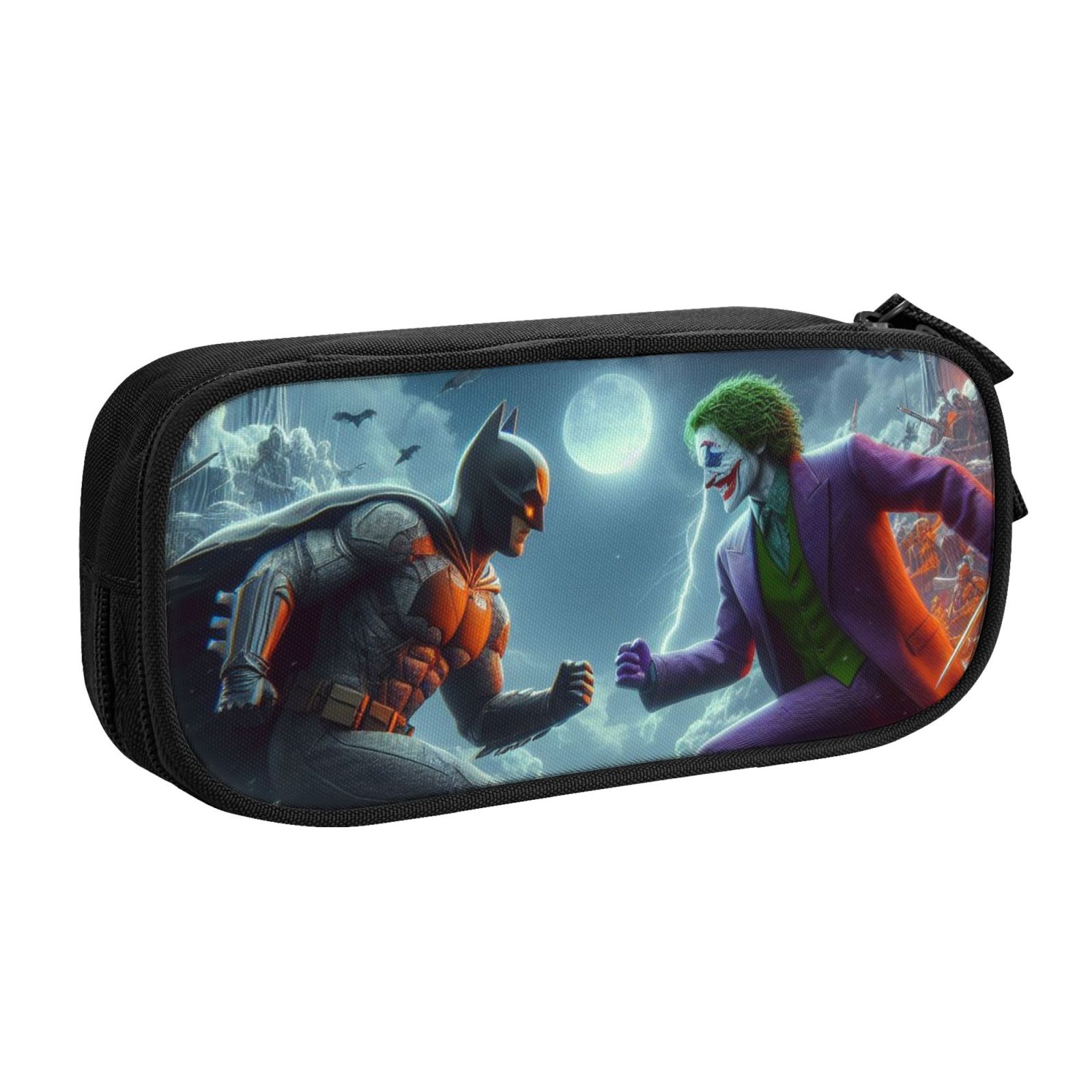 Batman Pencil Case with Zipper, Big Capacity Pen Pouch Large Storage ...