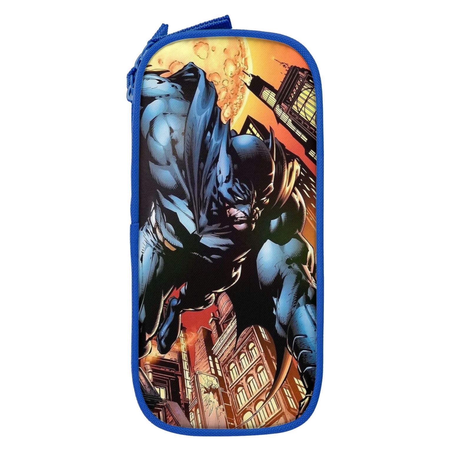 Batman Pencil Case with Zipper, Big Capacity Pen Pouch Large Storage ...
