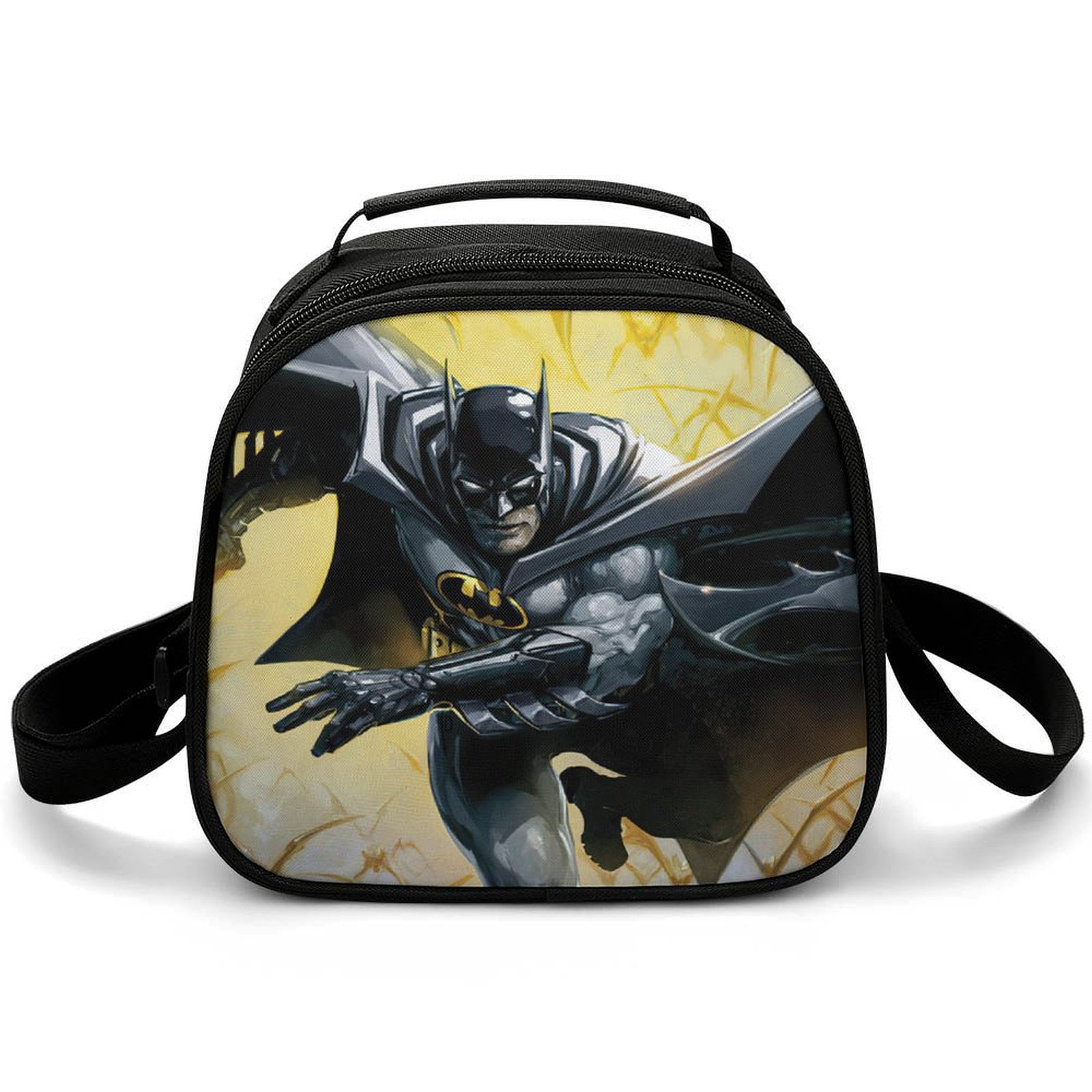 Batman Portable Lunch Bag Insulated Lunch Box Reusable Lunch Totes Bag ...