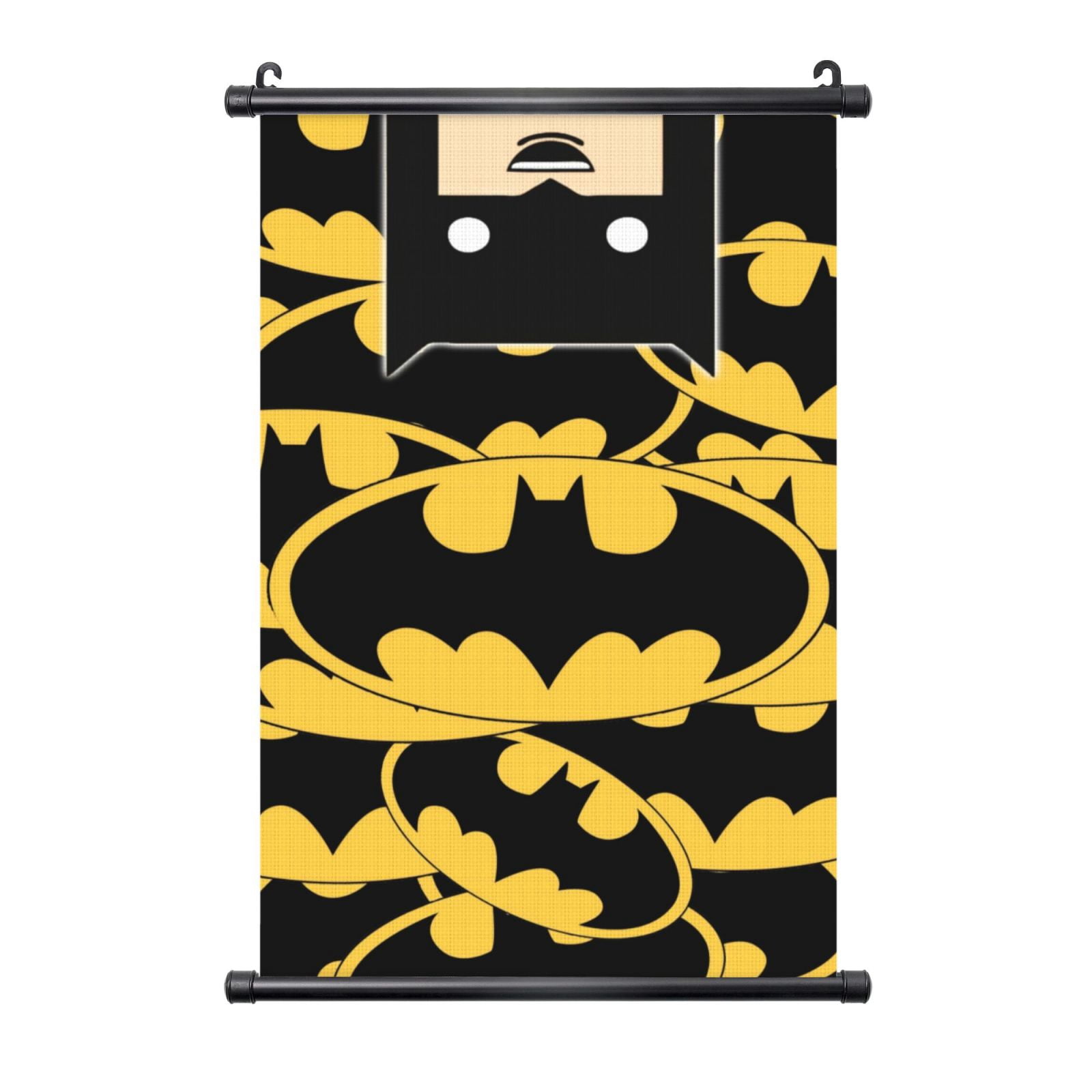 Batman Poster Aesthetic Canvas PVC Shaft Wall Art Hanging Hanger Frame ...