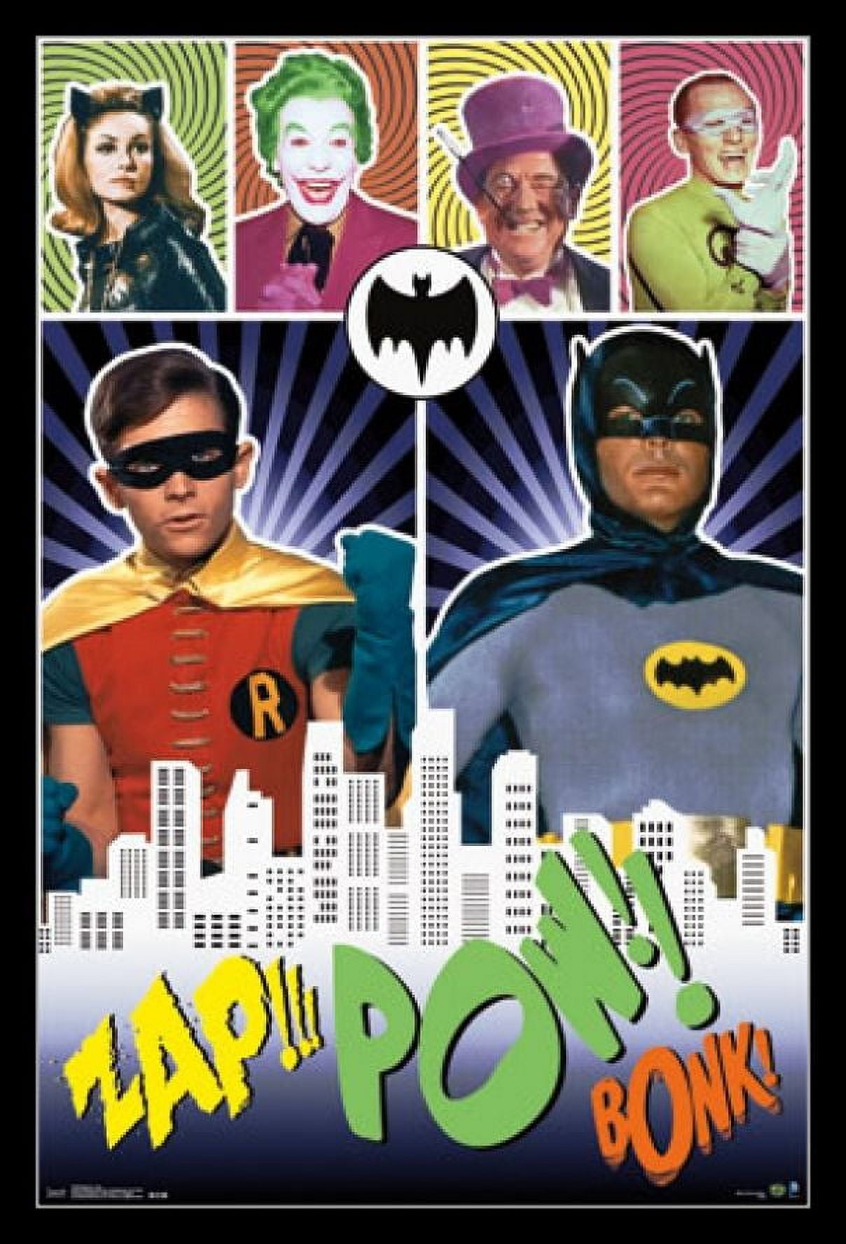 Batman - Pow Laminated & Framed Poster Print (24 x 36) - Walmart.com