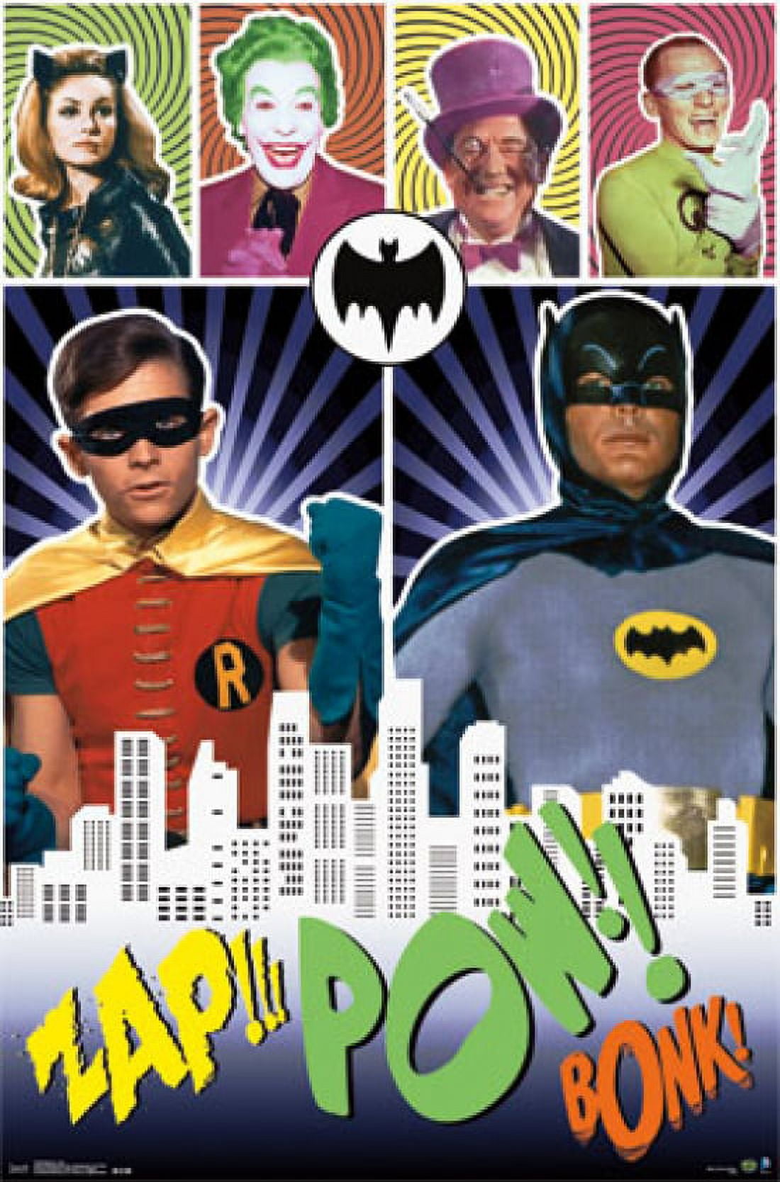 Batman - Pow Laminated Poster Print (24 x 36) - Walmart.com