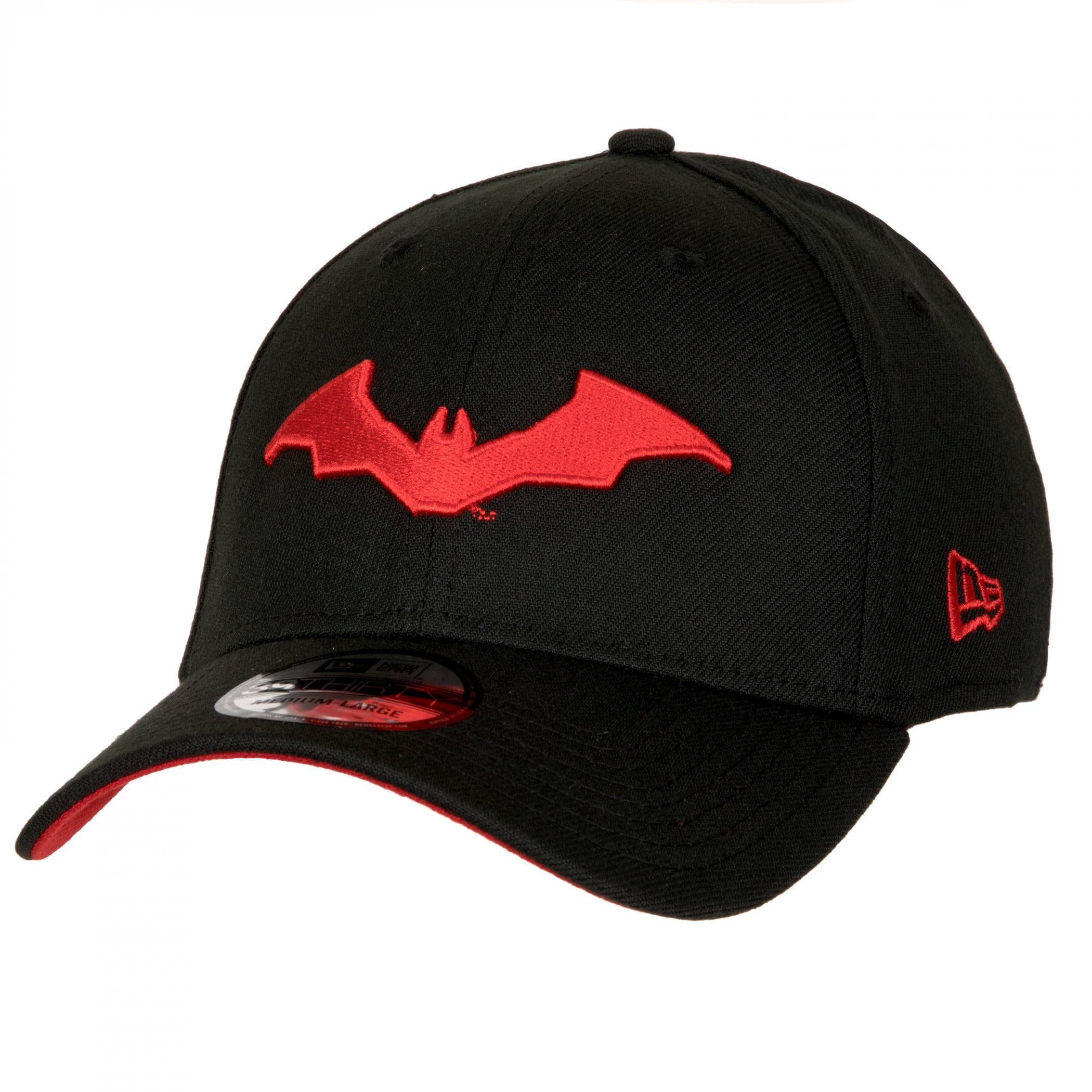 Batman Robert Pattinson Logo New Era 39Thirty Fitted Hat-Small/Medium ...