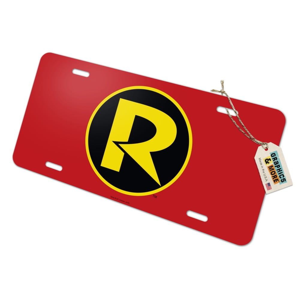 Batman Robin Logo Novelty Metal Vanity Tag License Plate - Walmart.com