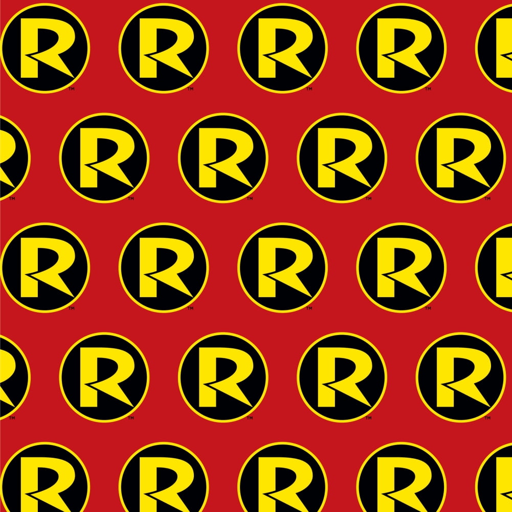 Batman Robin Logo Premium Roll Gift Wrap Wrapping Paper - Walmart.com