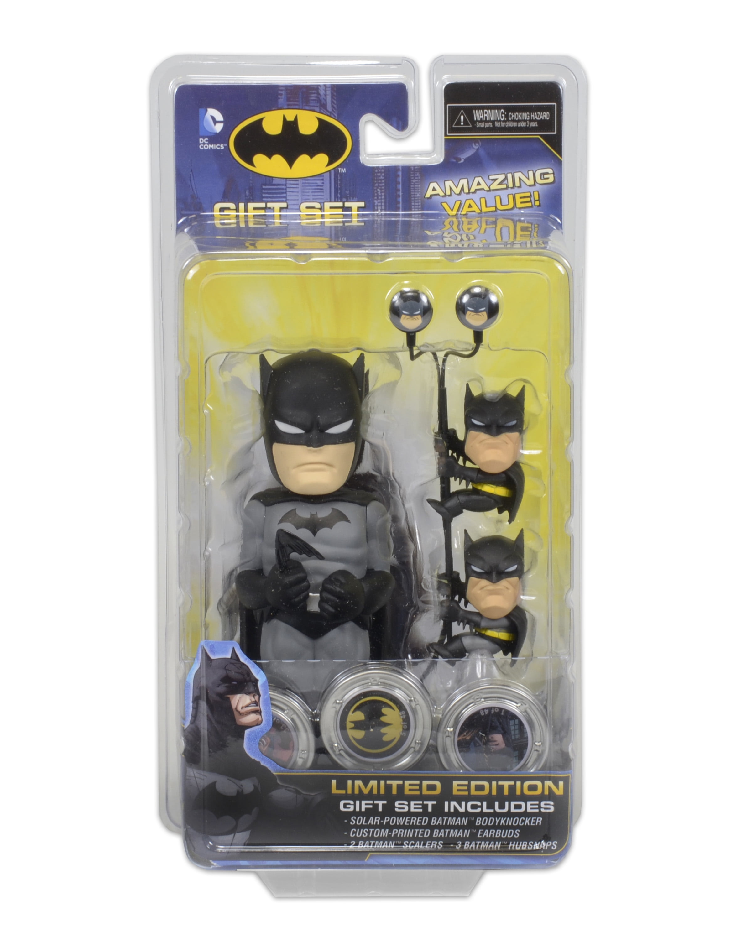 Batman Scalers, Hub Snaps, Body Knocker, Earbuds Gift Set - Walmart.com