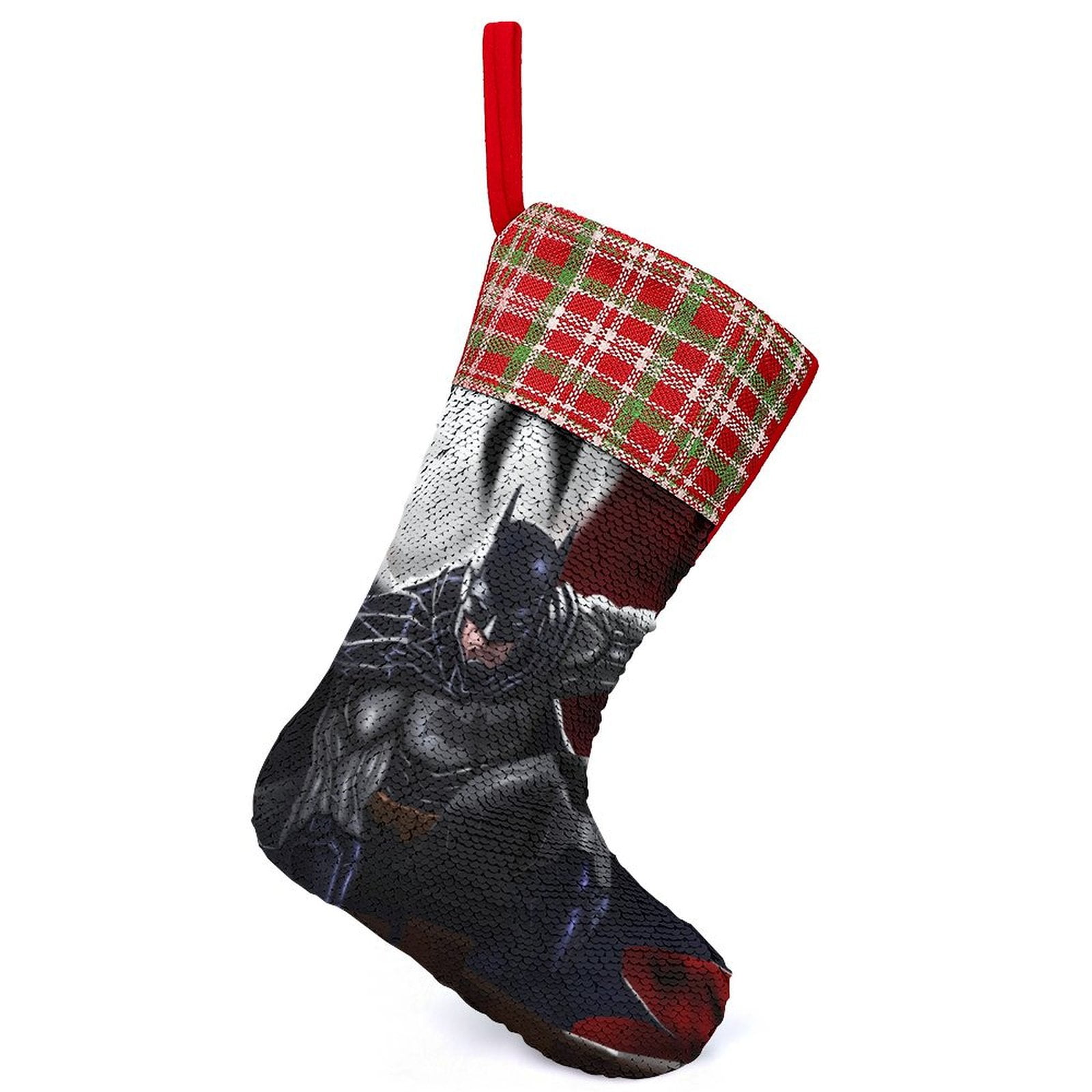 Batman Sequin Christmas Stockings - Hanging Stockings Christmas ...