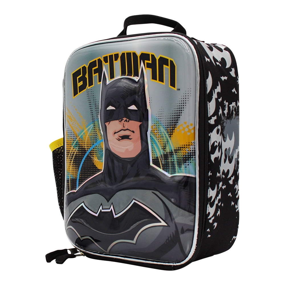 Batman Shadows Lunch Bag - Insulated Reusable Lunch Box - Walmart.com