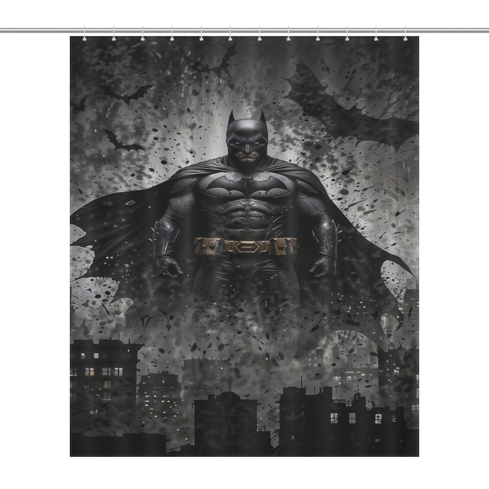 Batman Shower Curtain,Shower Curtain Liner,Bath Curtains for Bathroom ...