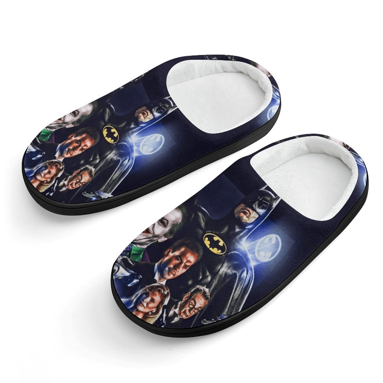 Batman Slippers for Kids, Cute Soft Plush Anti-slip Fluffy Fuzzy House ...