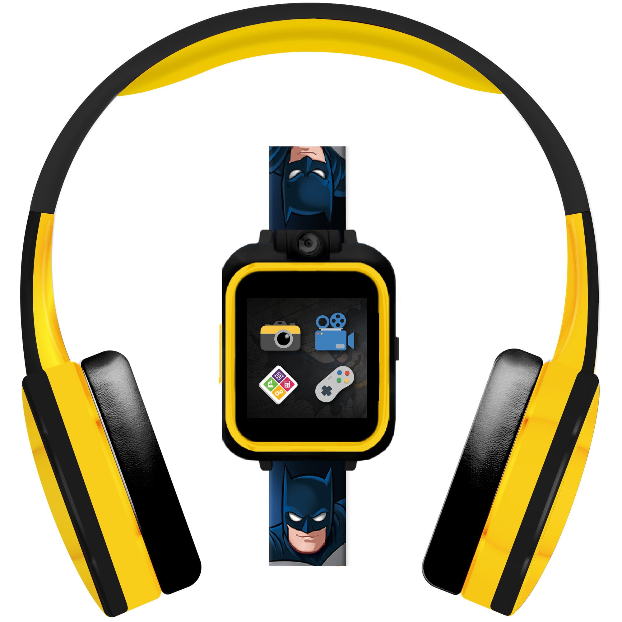 Batman Smart Watch with Headphones: Camera, Learning Games, Birthday ...