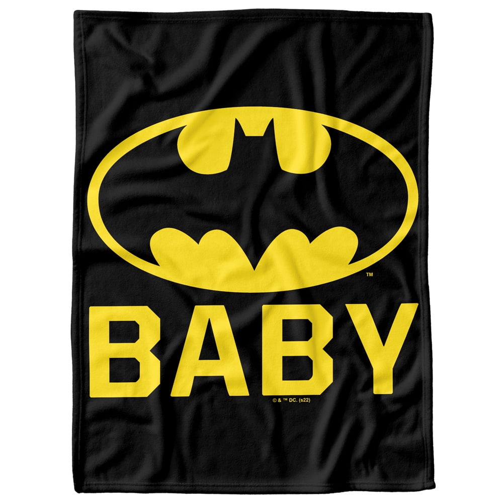 Batman Soft Fleece Baby Blanket for Infant Toddler, All Season Cozy ...