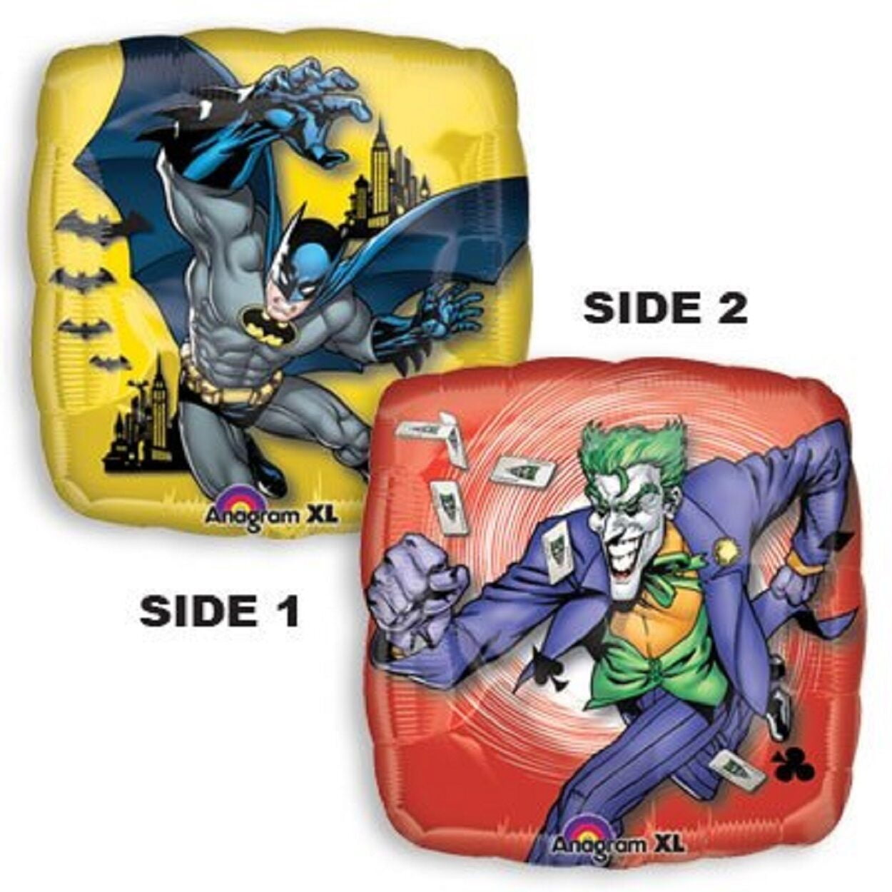 Batman Square Foil Metallic 18 Inch Balloon - Pre-Packaged - Walmart.com