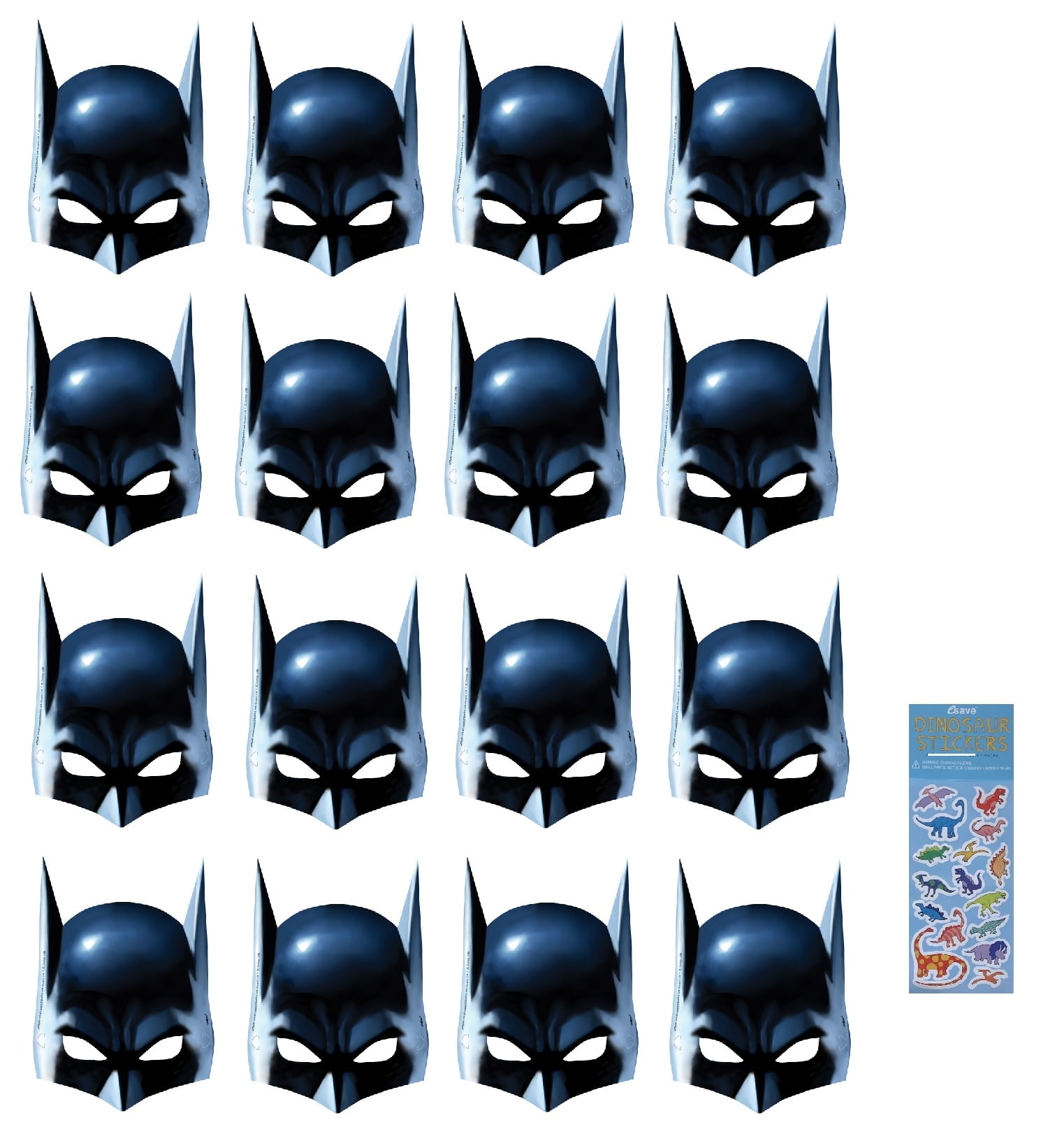 Unique Batman Super Hero Birthday Party Supplies Bundle Black with 16 ...