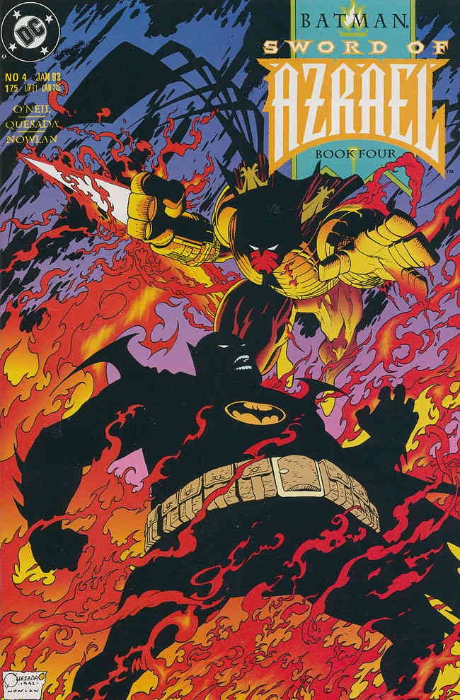 Batman: Sword of Azrael #4 VF ; DC Comic Book - Walmart.com
