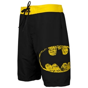 DC Comics Batman Men's Swim Shorts Black, S-XXL Trunks, Bathing, Pool ...