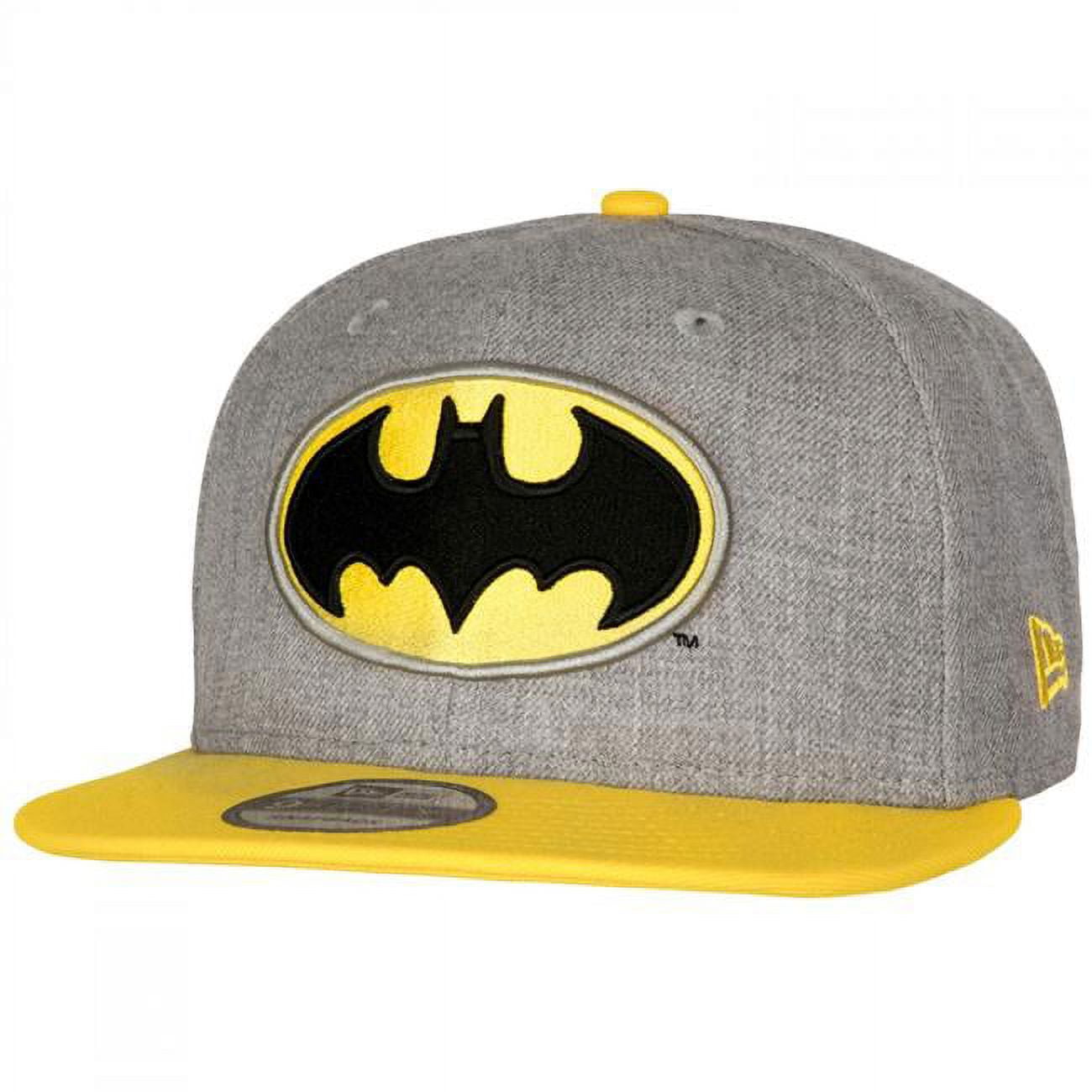Batman Symbol Heathered New Era 9Fifty Adjustable Hat - Walmart.com