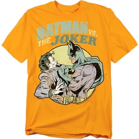 Batman Joker Batman Split Image Men's Black T-shirt-4XL - Walmart.com