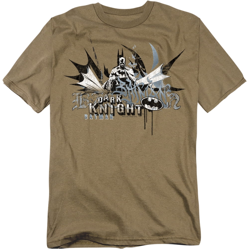 Batman T-Shirt Dark Knight Graffiti Unisex Graphic Tee For Men & Women ...