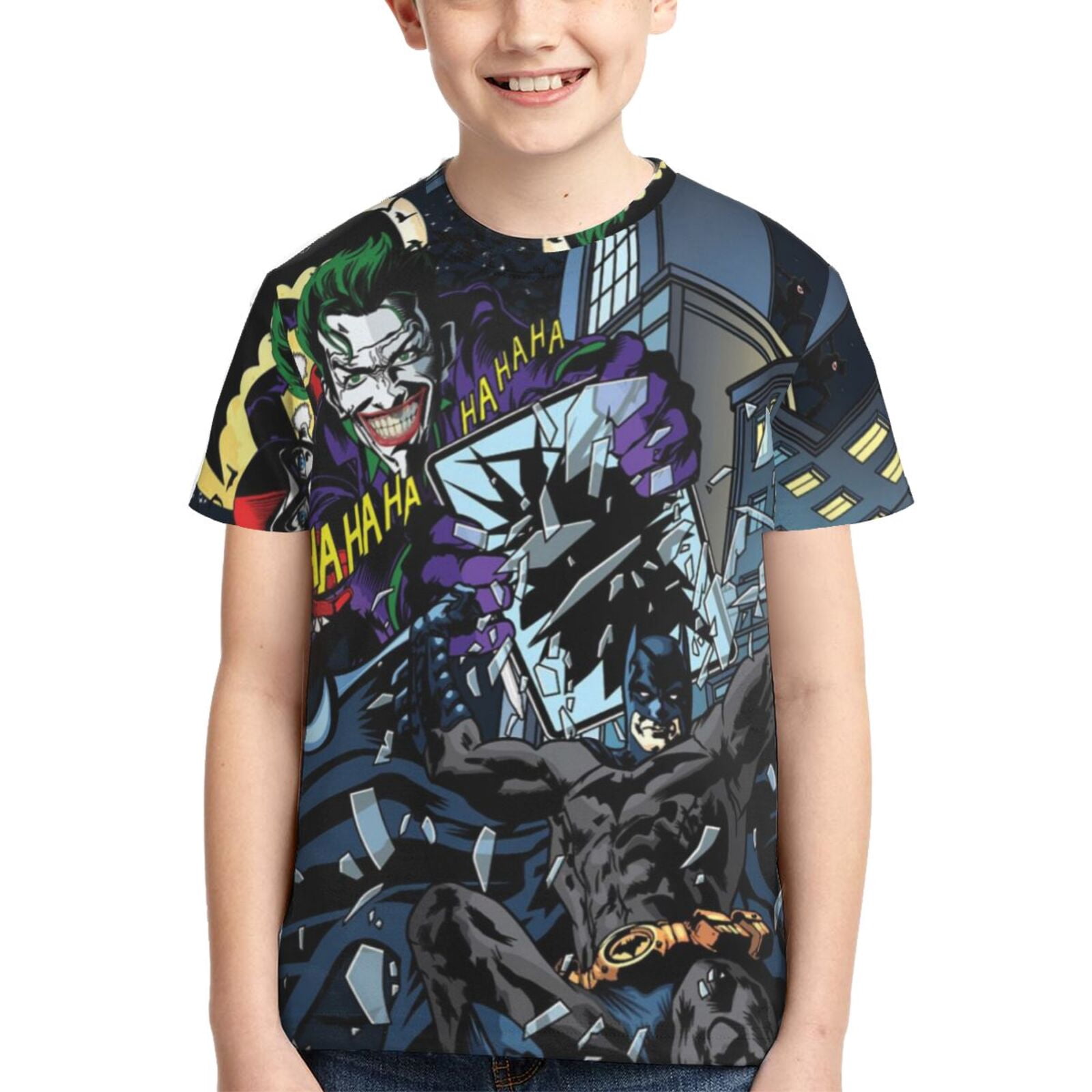 Batman T Shirts 3d Printed Short Sleeve Tee Shirt For Boys Girls ...