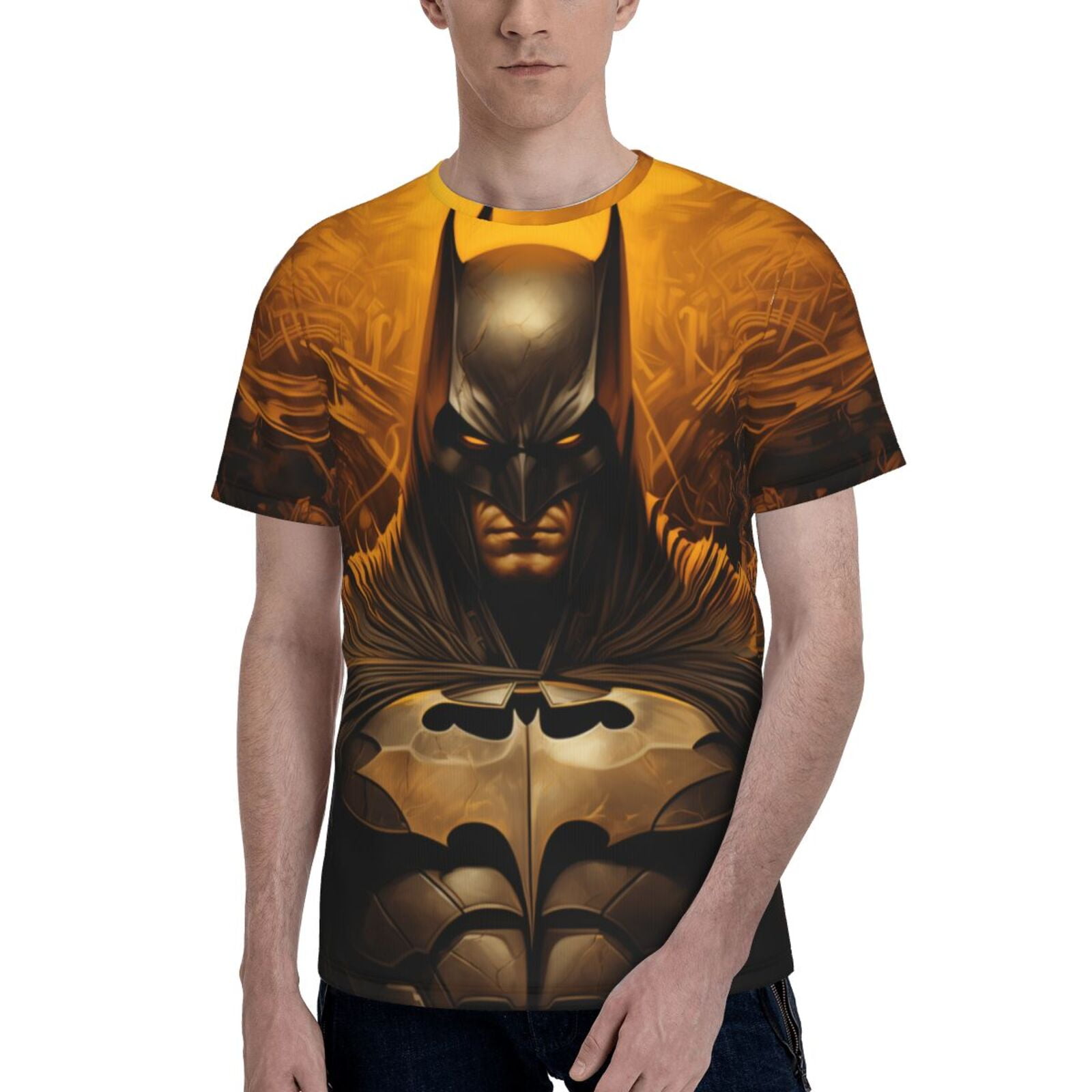 Batman T-Shirts 3d Printed Short Sleeve Tee Shirt For Men - Walmart.com