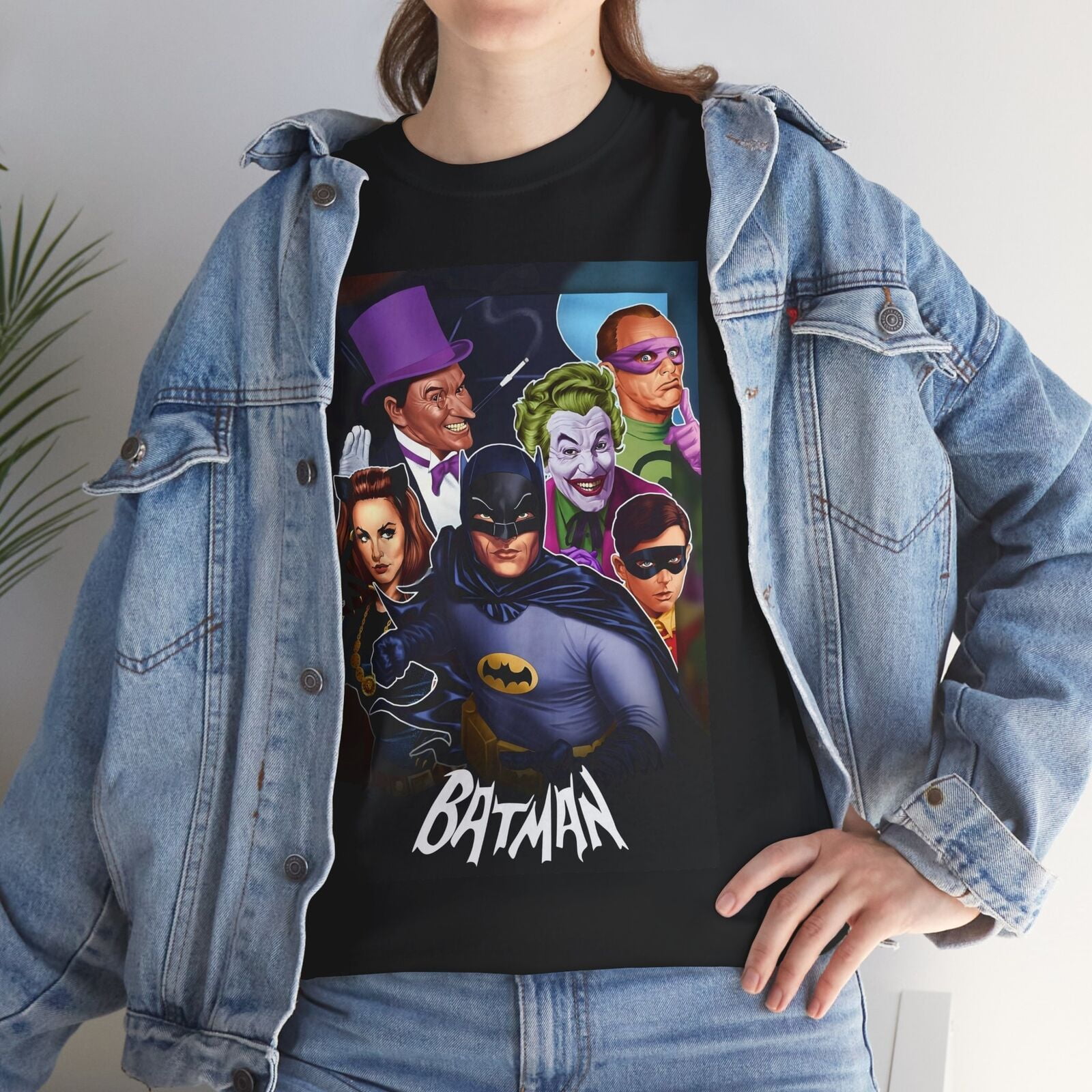 Batman TV Series (1966-68) T-Shirt V2 Robin Bruce Wayne Batmobile Sci ...