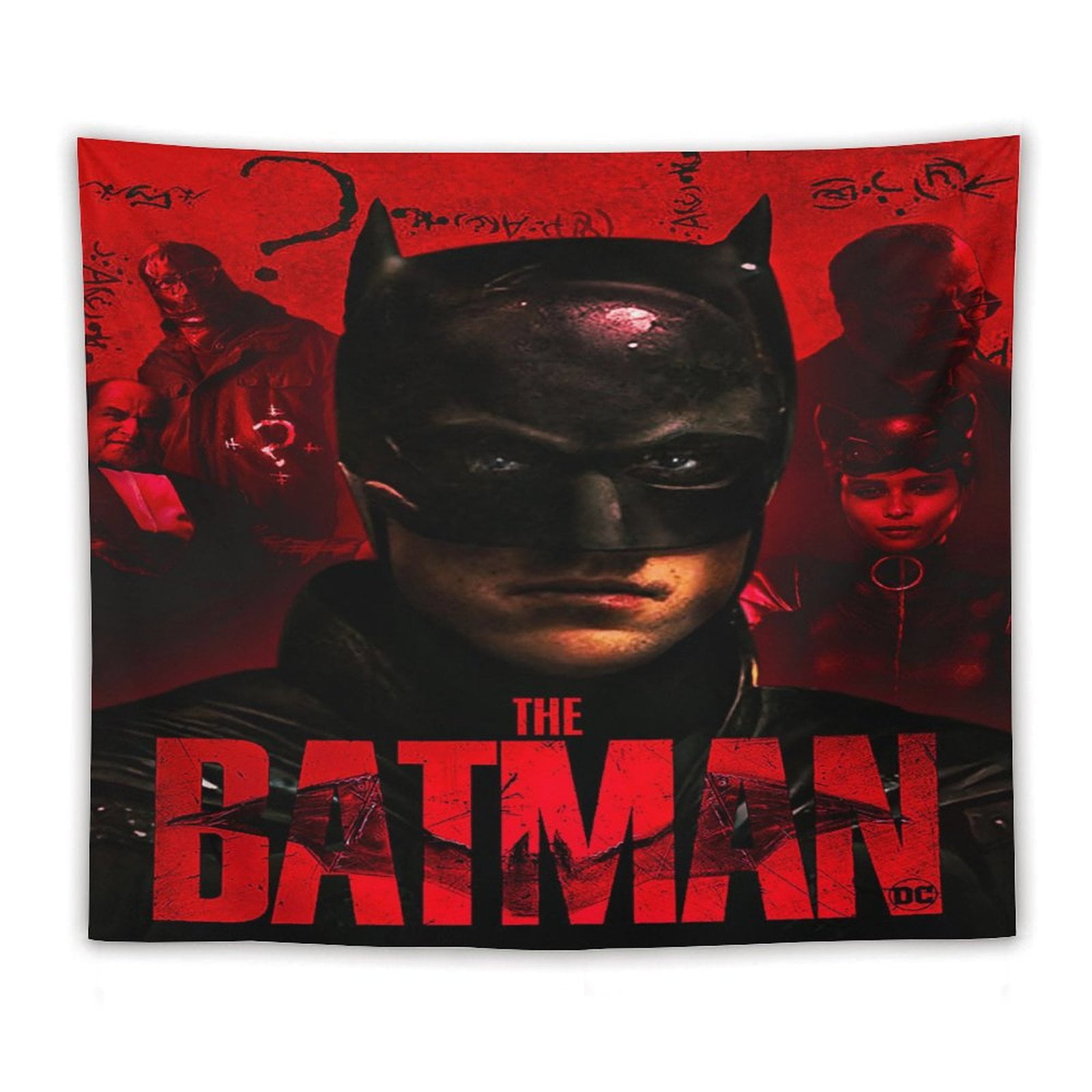 Batman Tapestry Anime Poster Wall Hanging Art Decor For Living Room ...