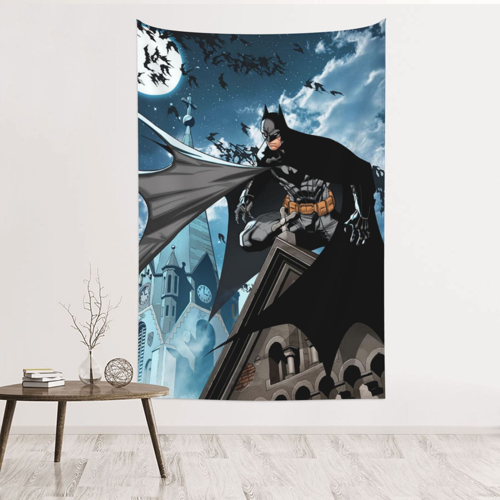 Batman Tapestry Banner Decorations Anime Movie Wall Hanging Poster For ...