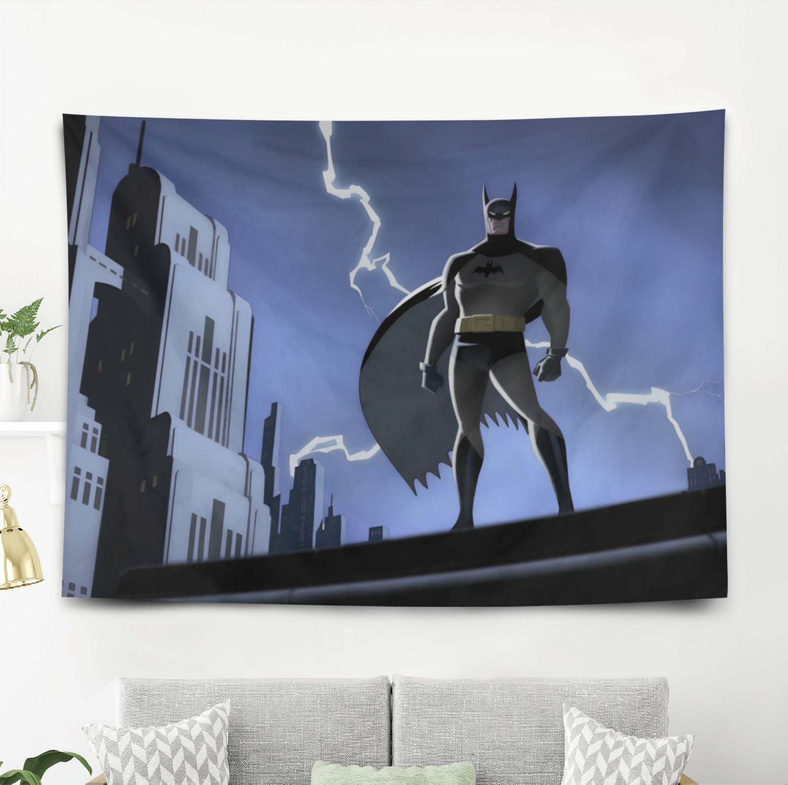 Batman Tapestry Gift Wall Hanging Backdrop for Room Bedroom Girls Fans ...