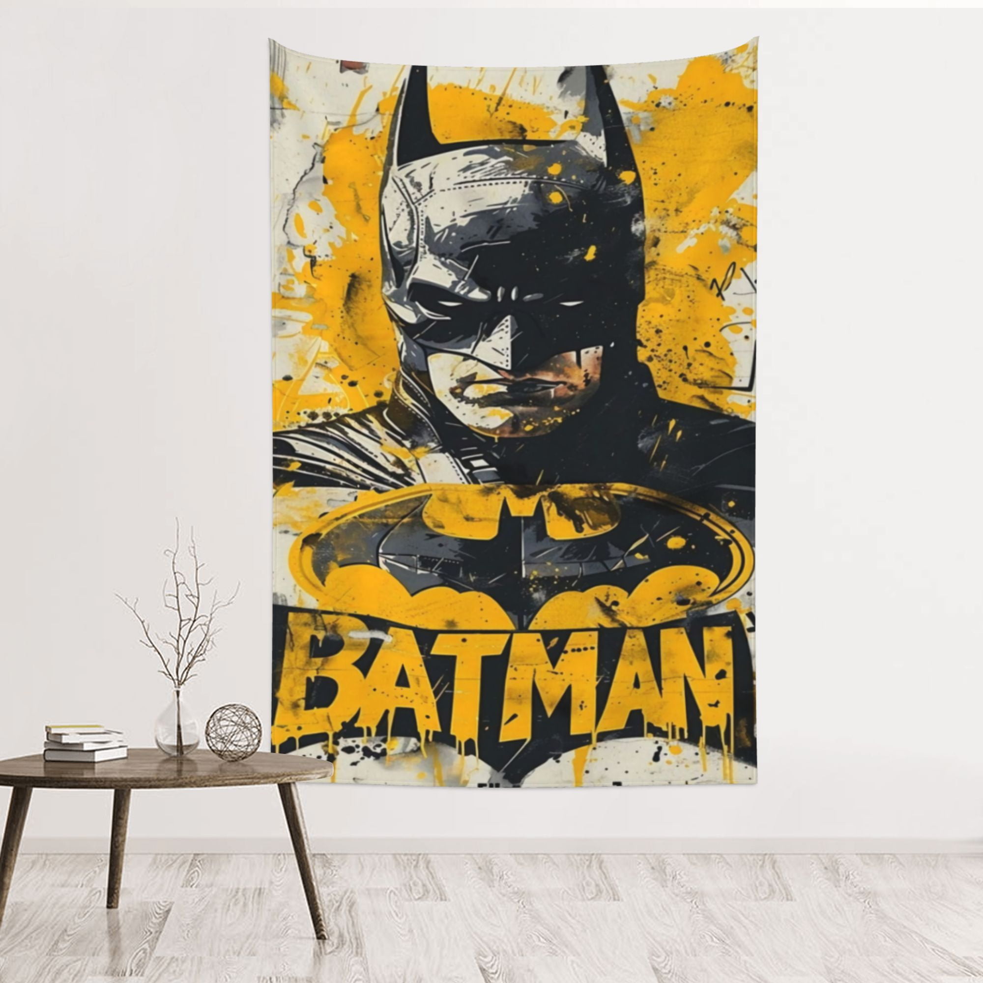 Batman Tapestry Wall Hanging, Art Poster Decor Tapestries for Bedroom ...