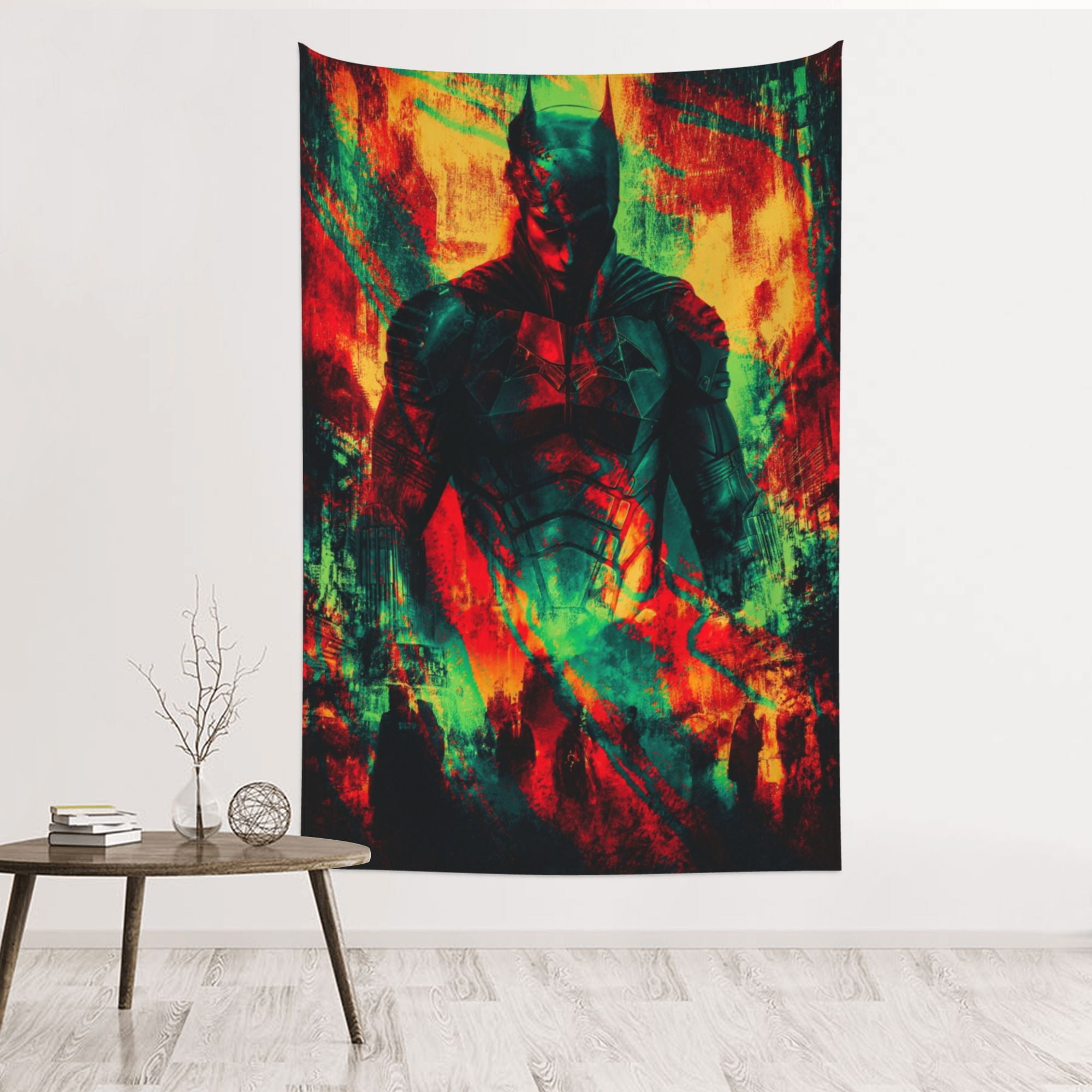 Batman Tapestry Wall Hanging, Art Poster Decor Tapestries for Bedroom ...