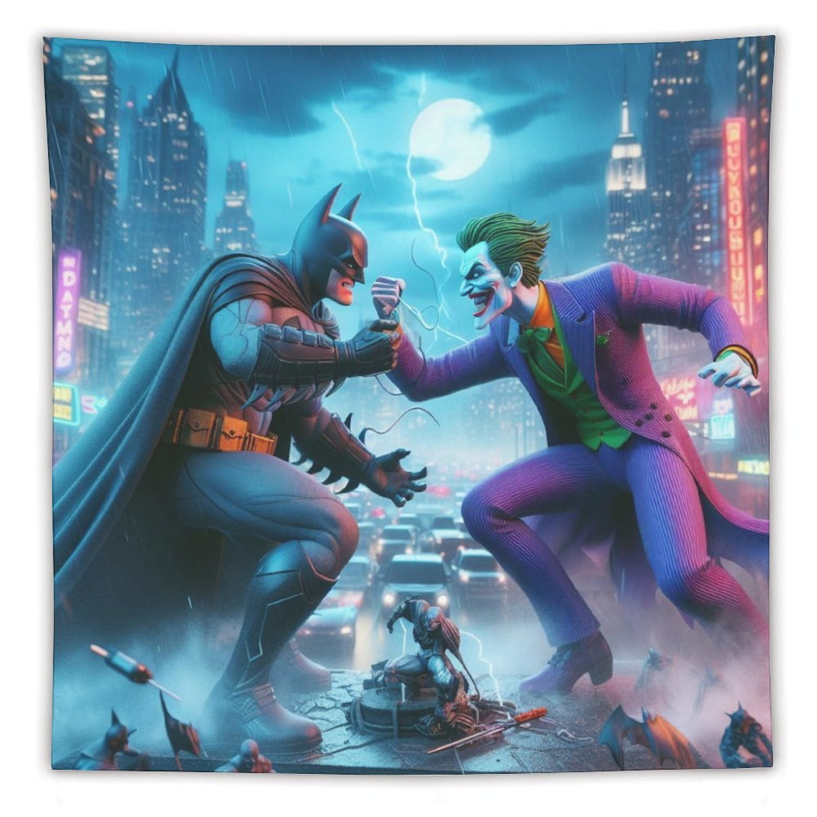 Batman Tapestry Wall Hanging Wall Art Decor Wall Tapestry For Living ...