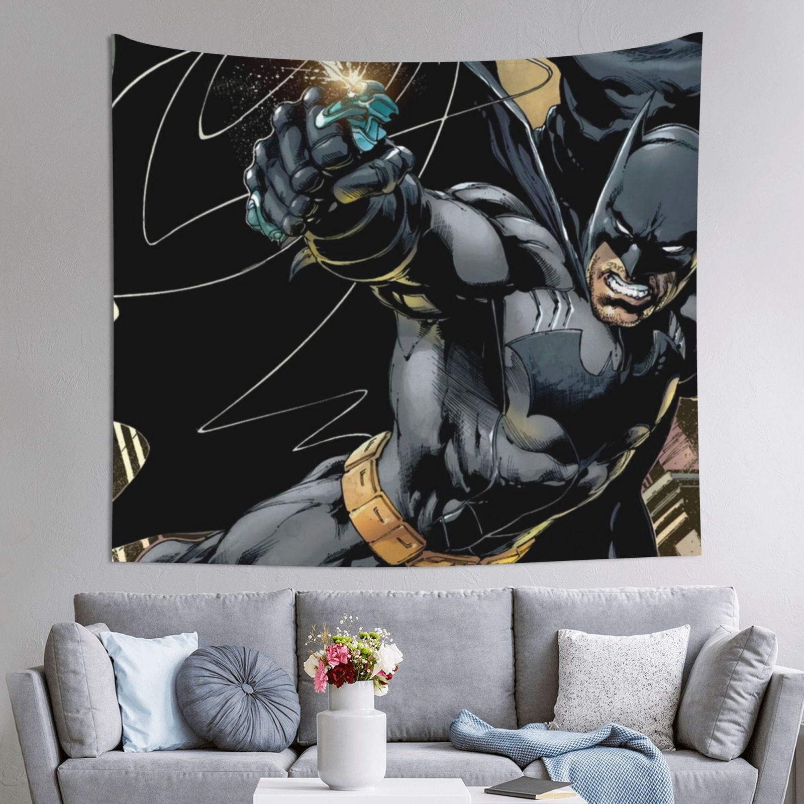 Batman Tapestry Wall Hanging Wall Art Decor Wall Tapestry for Living ...