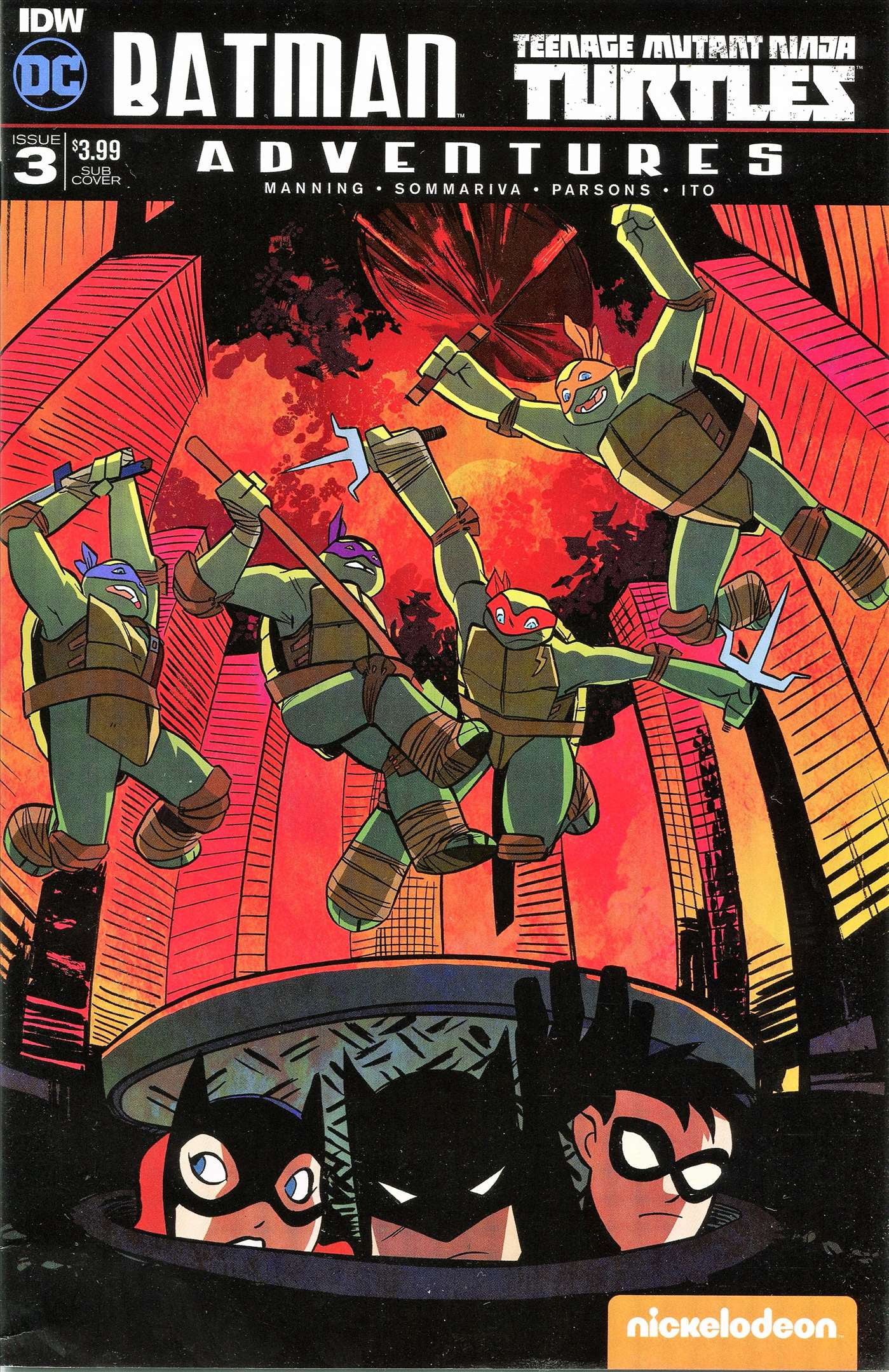 Batman/Teenage Mutant Ninja Turtles Adventures #3A VF ; IDW Comic Book ...