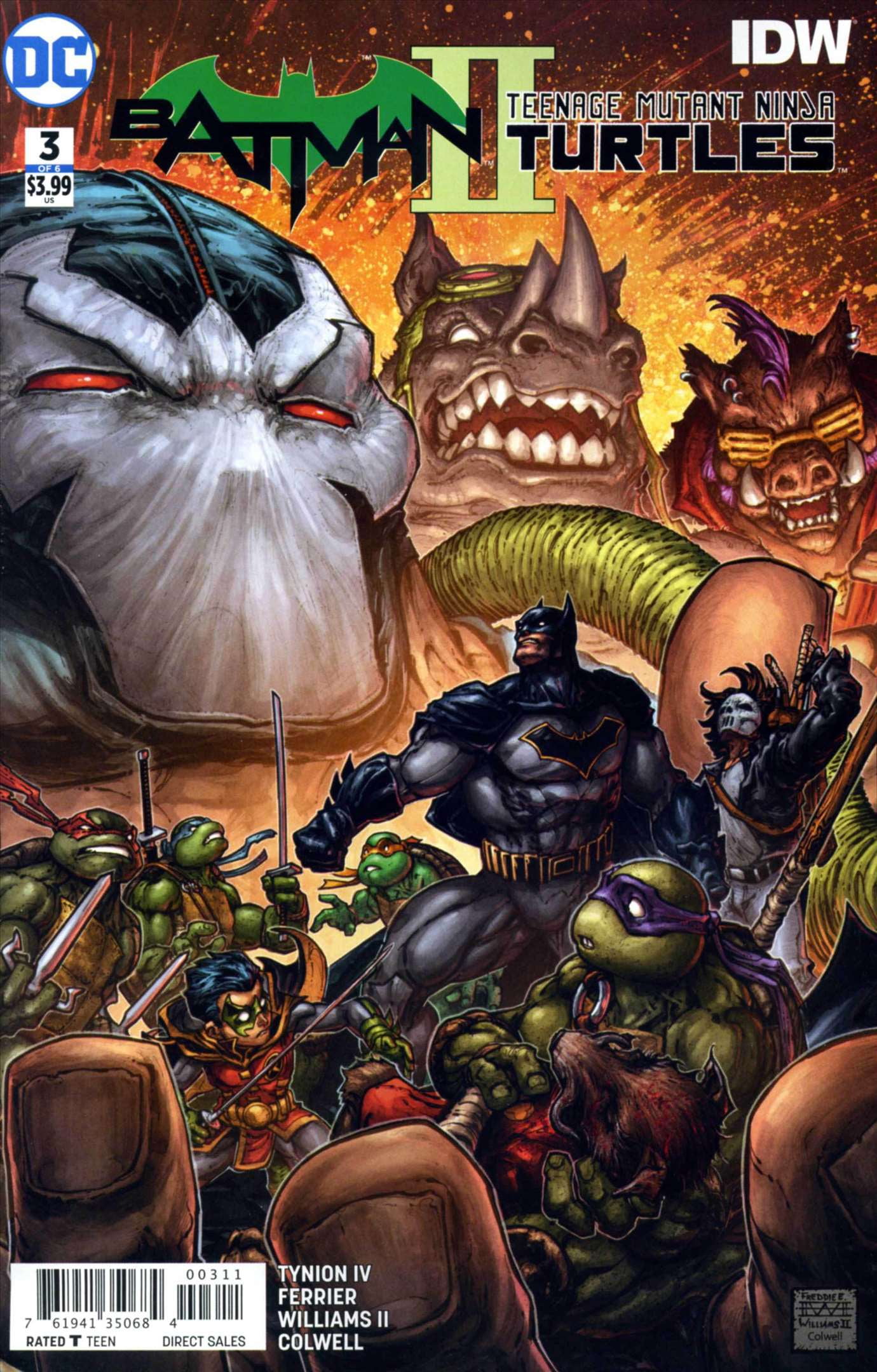 Batman/Teenage Mutant Ninja Turtles II #3 VF ; DC Comic Book - Walmart.com