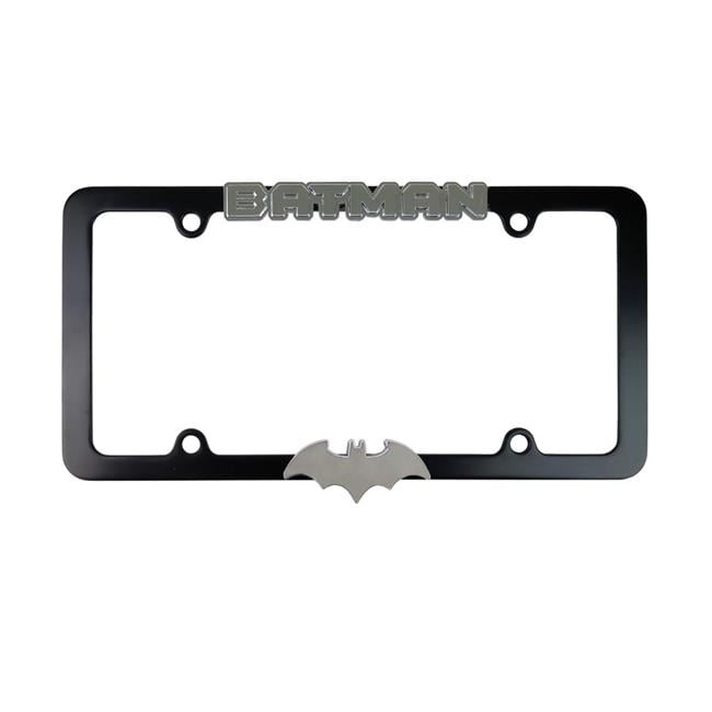 Batman Chrome Logo Metal License Plate Frame - Walmart.com