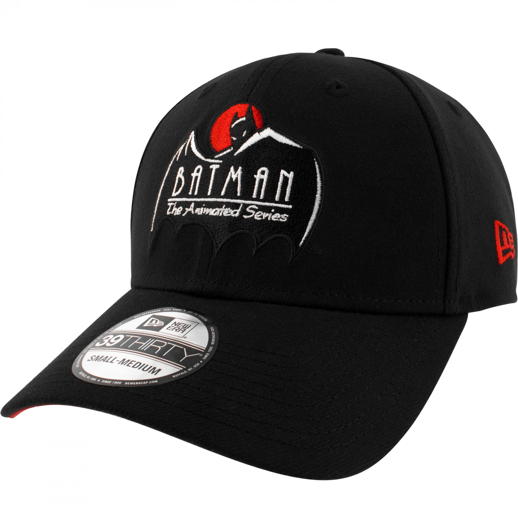 Batman The Animated Series Cape Logo New Era 39Thirty Fitted Hat-Large/XLarge - Walmart.com