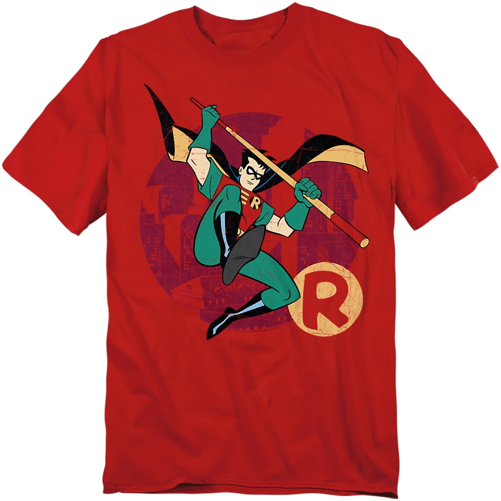 Batman The Animated Series T-Shirt Robin Leap Unisex Graphic Tee For ...