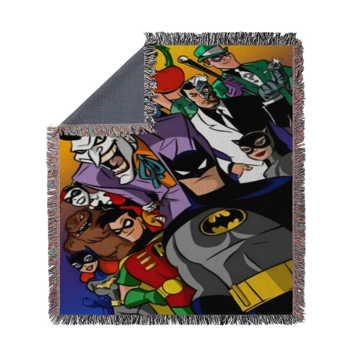 Batman The Animated Series Woven Blanketprinting suitable for use as a ...