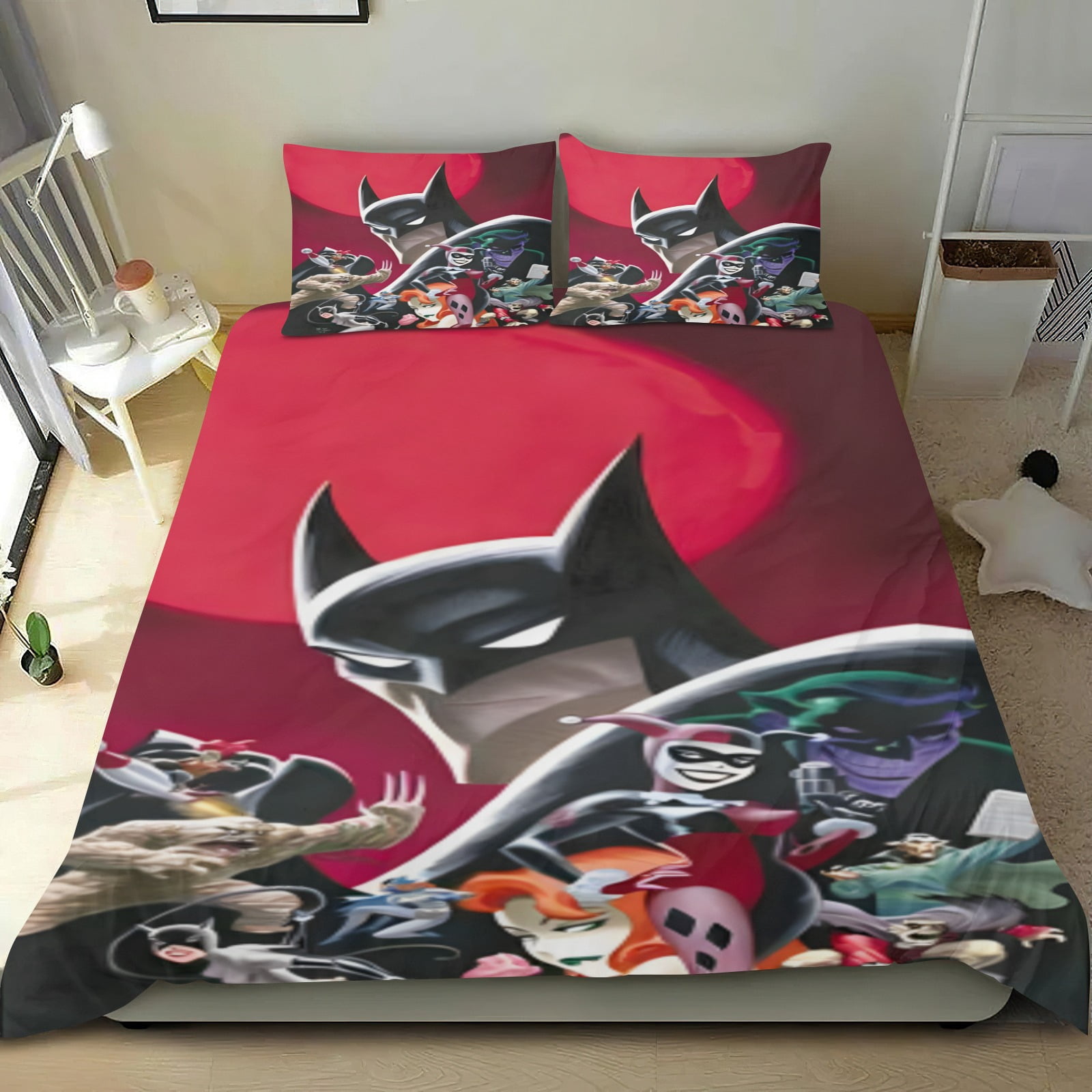 Batman The Animated Series thin bedding set has an iconic print ...