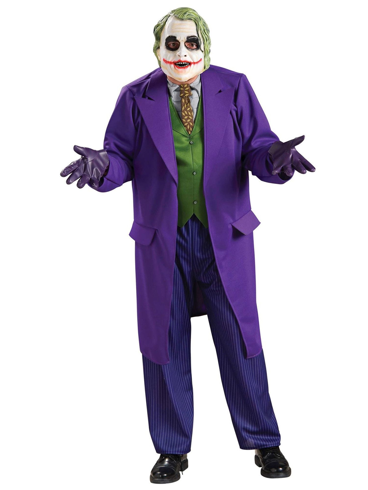 The Dark Knight Joker Deluxe Costume for Adults by Rubies, Men's XL ...